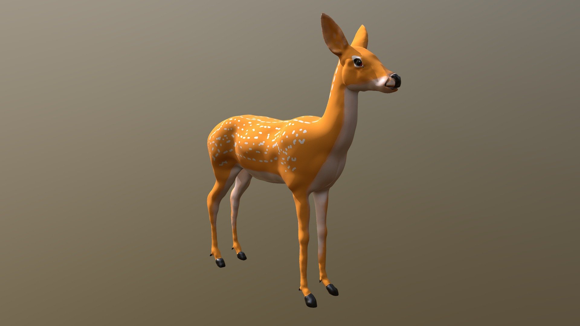 Deer - 3D model by Jenniferjenni [14af2ea] - Sketchfab