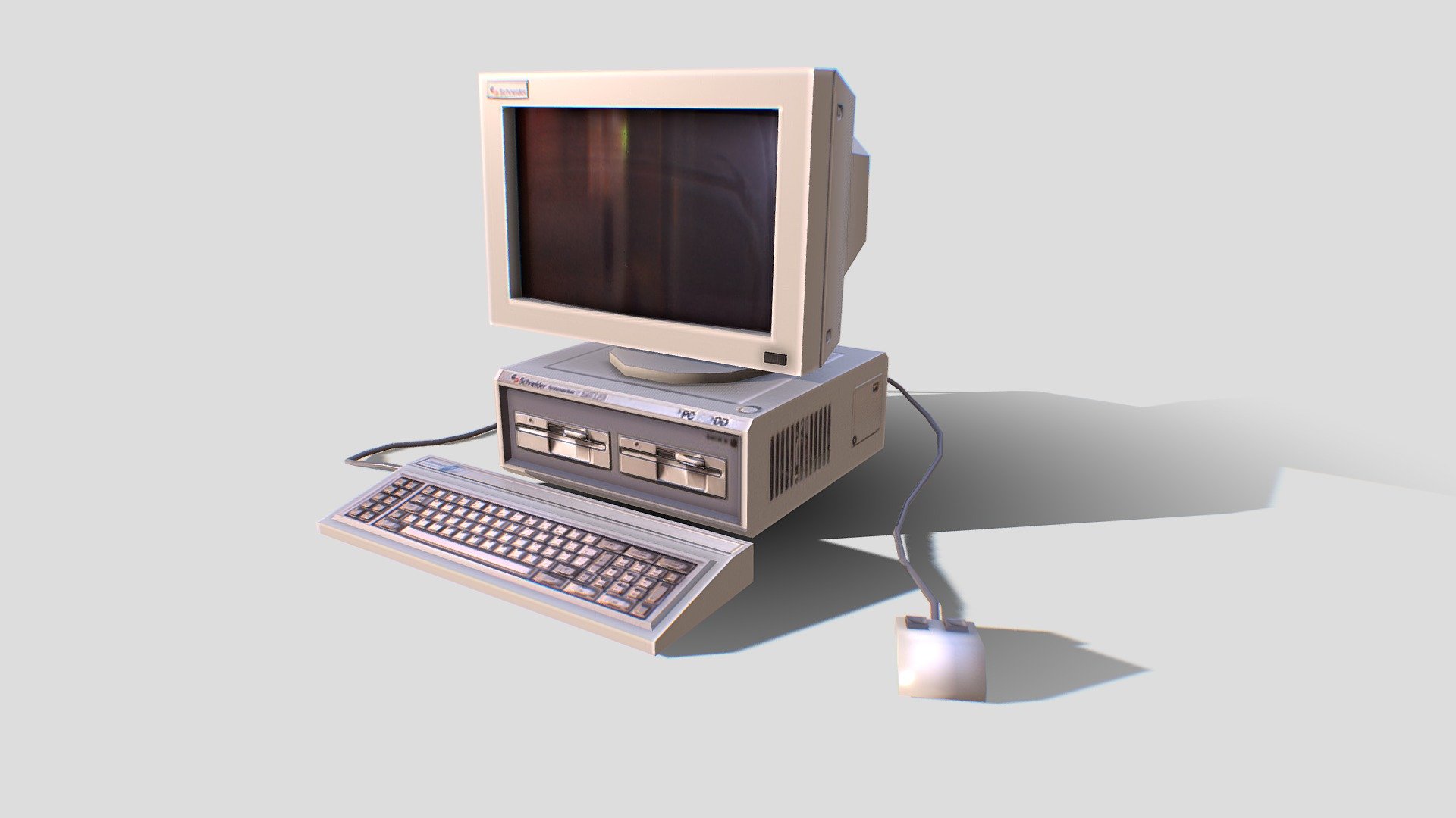 old PC low poly game model - Download Free 3D model by creosine ...