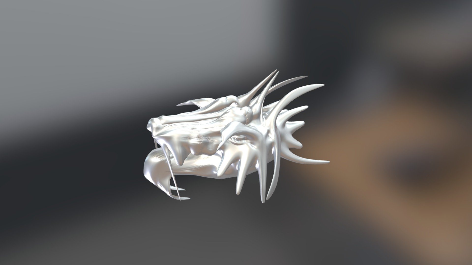 Dragon's head - 3D model by Giulio Dal Lago (@giudal1302) [14b0744 ...