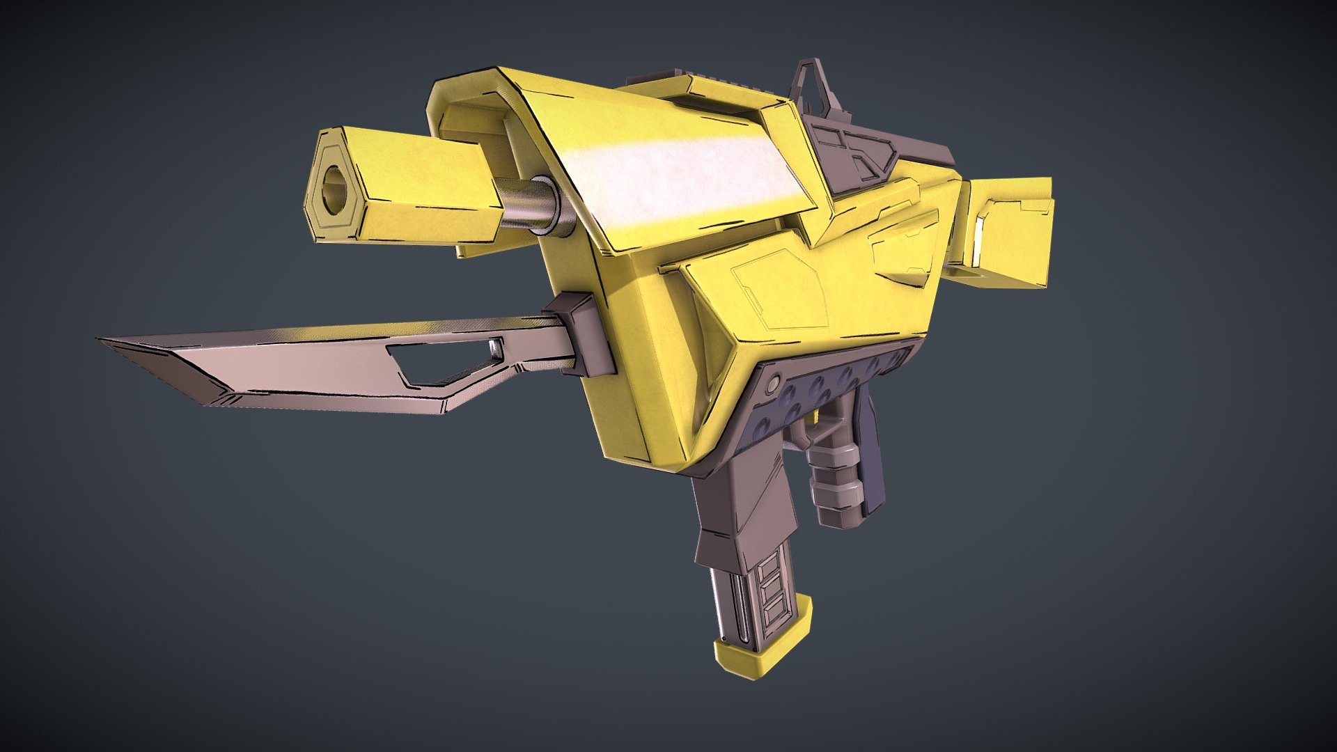 Hyperion Style Smg - 3D model by AFragozo [14b20e5] - Sketchfab