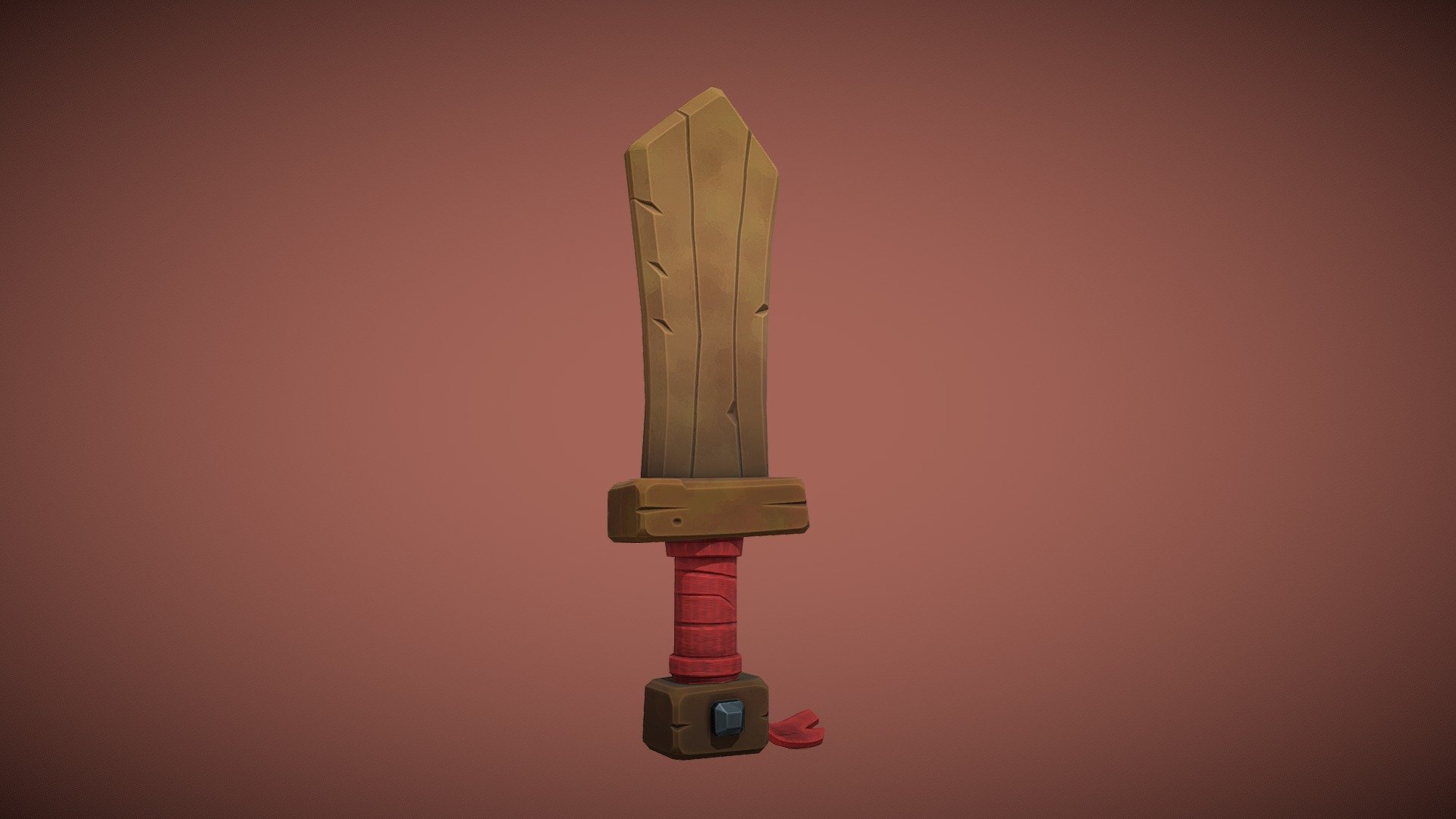 Stylized Wooden Sword - 3D model by NZ.25 (@correomierda25) [14b457b ...