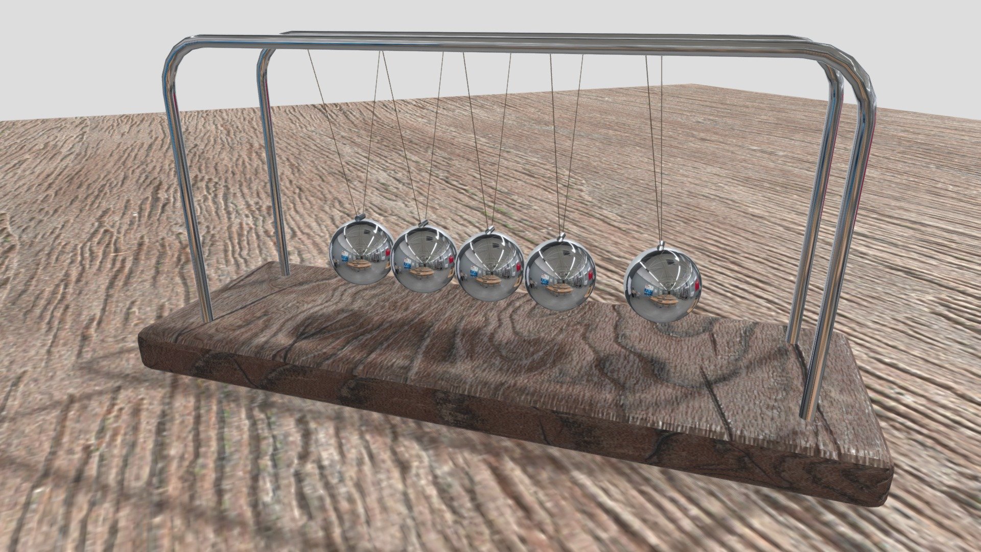newton 's pendulum - Download Free 3D model by vacudza [14b4e83 ...
