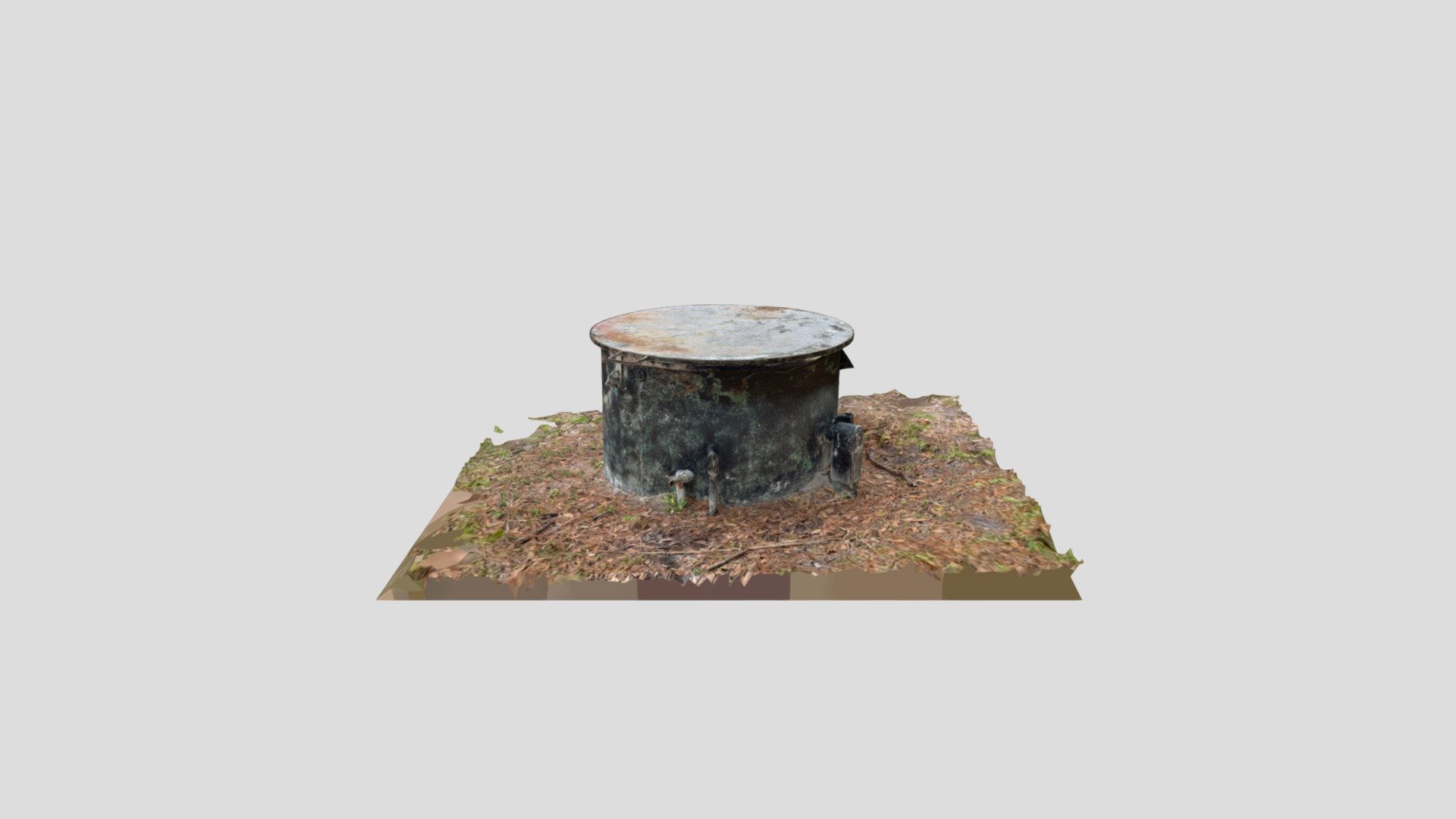 Rusty Water Well - Download Free 3D model by Daniel Rivera (@dnlrva ...