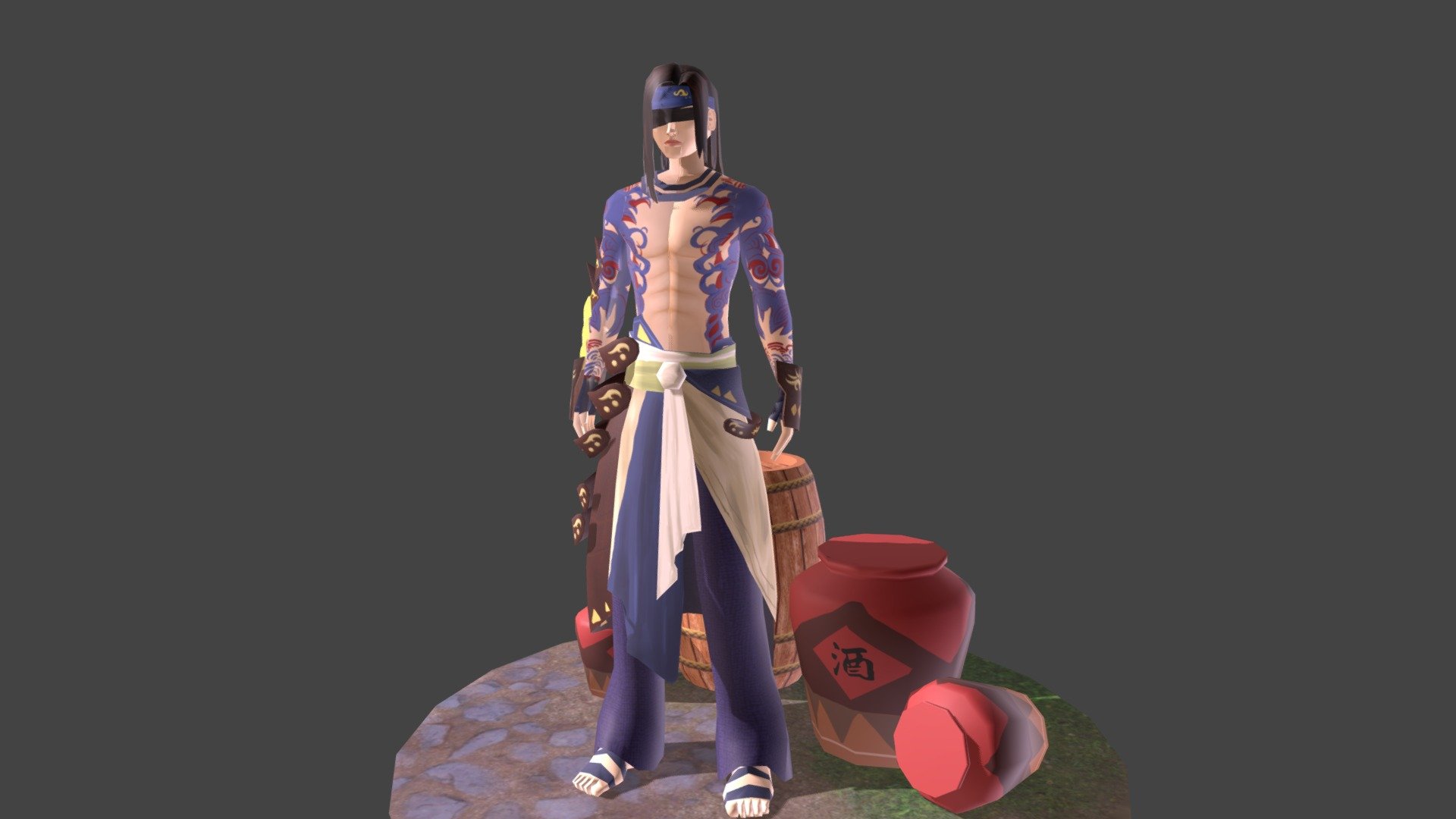 JX3_hd_male - 3D model by Sherry (@vivia88688547) [14b7583] - Sketchfab