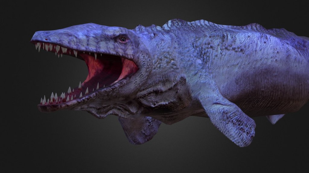 MOSASAUR - 3D model by pablopax [14b9244] - Sketchfab