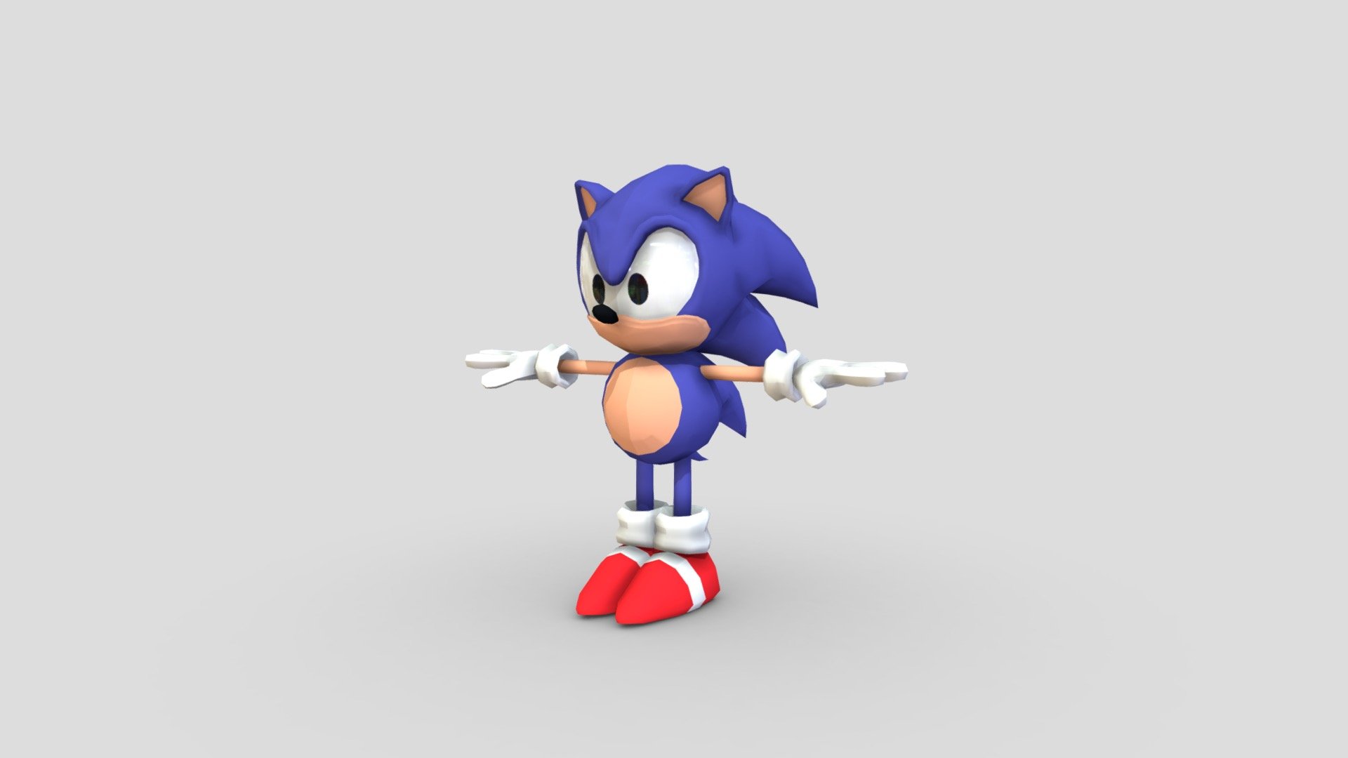 Sonic The Hedgehog - Download Free 3D model by SegaSonic (@bananaeee ...