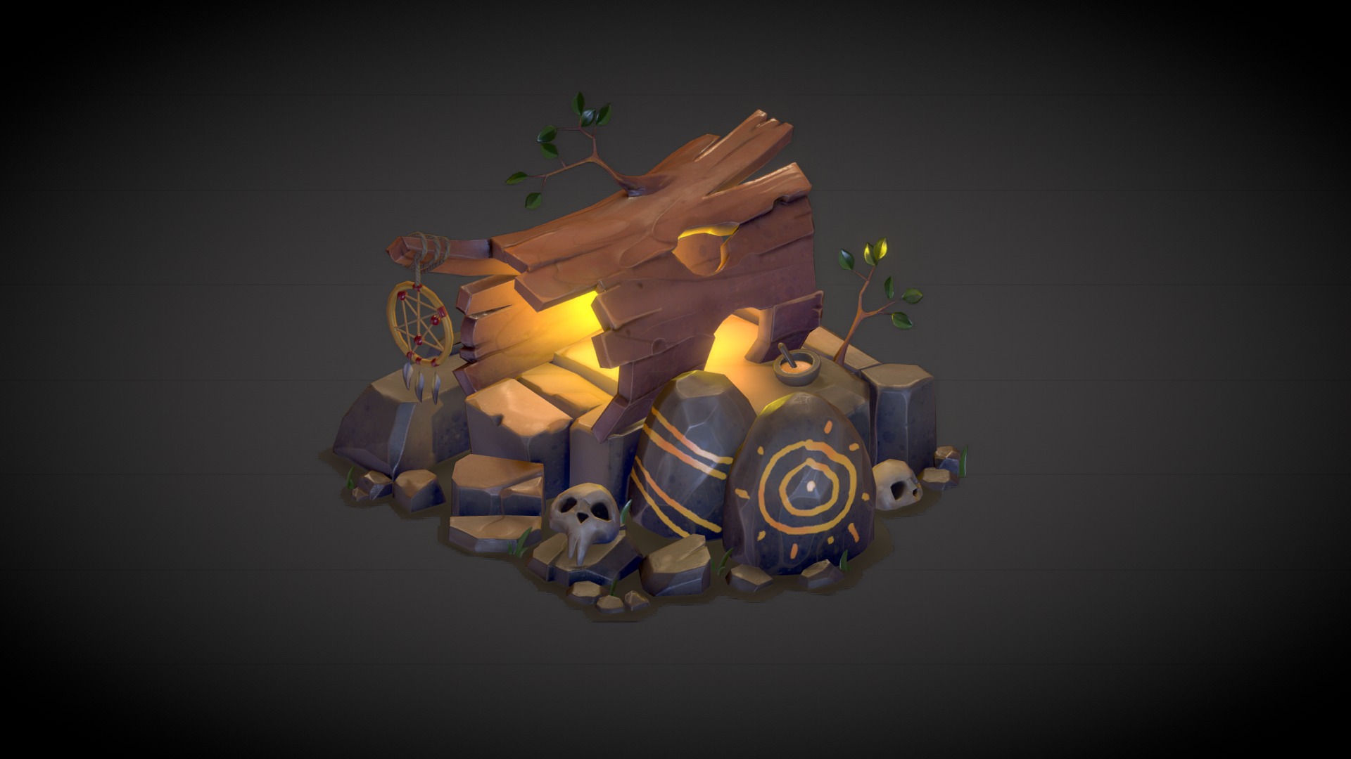 Shaman House - 3D model by cbragg [14b9fa6] - Sketchfab
