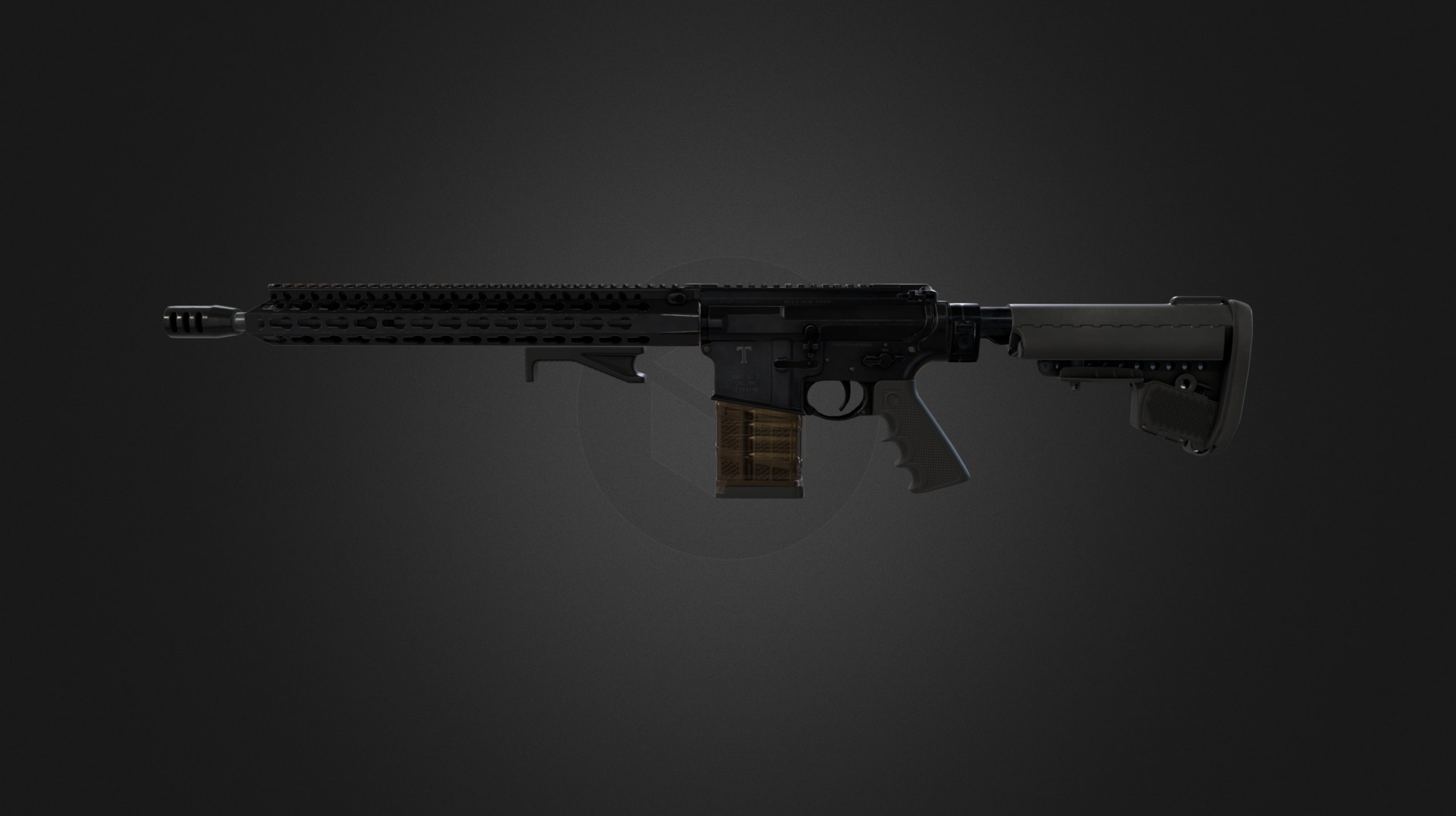 Contractor .308 Sniper Rifle - 3D model by Overkill Software ...
