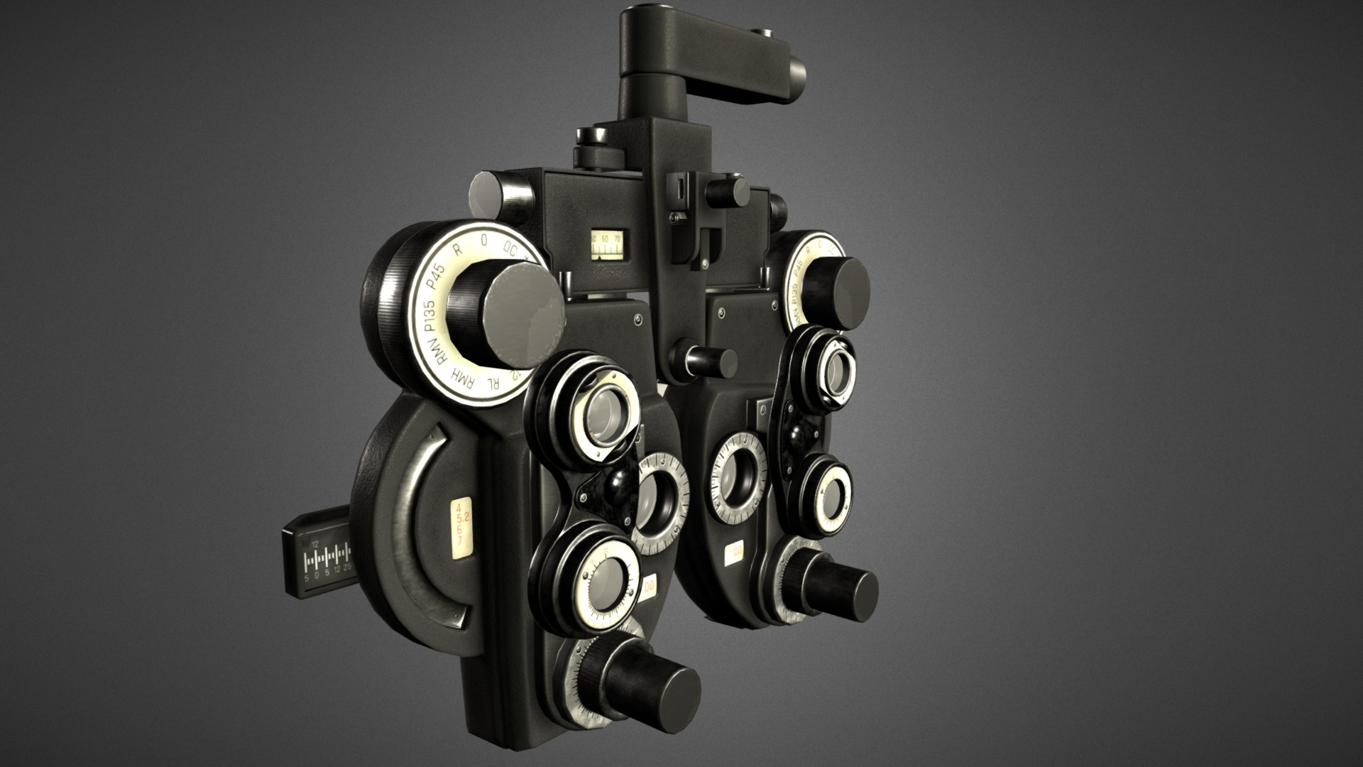 Phoropter - 3D model by QuerterMartijn [14bc17f] - Sketchfab