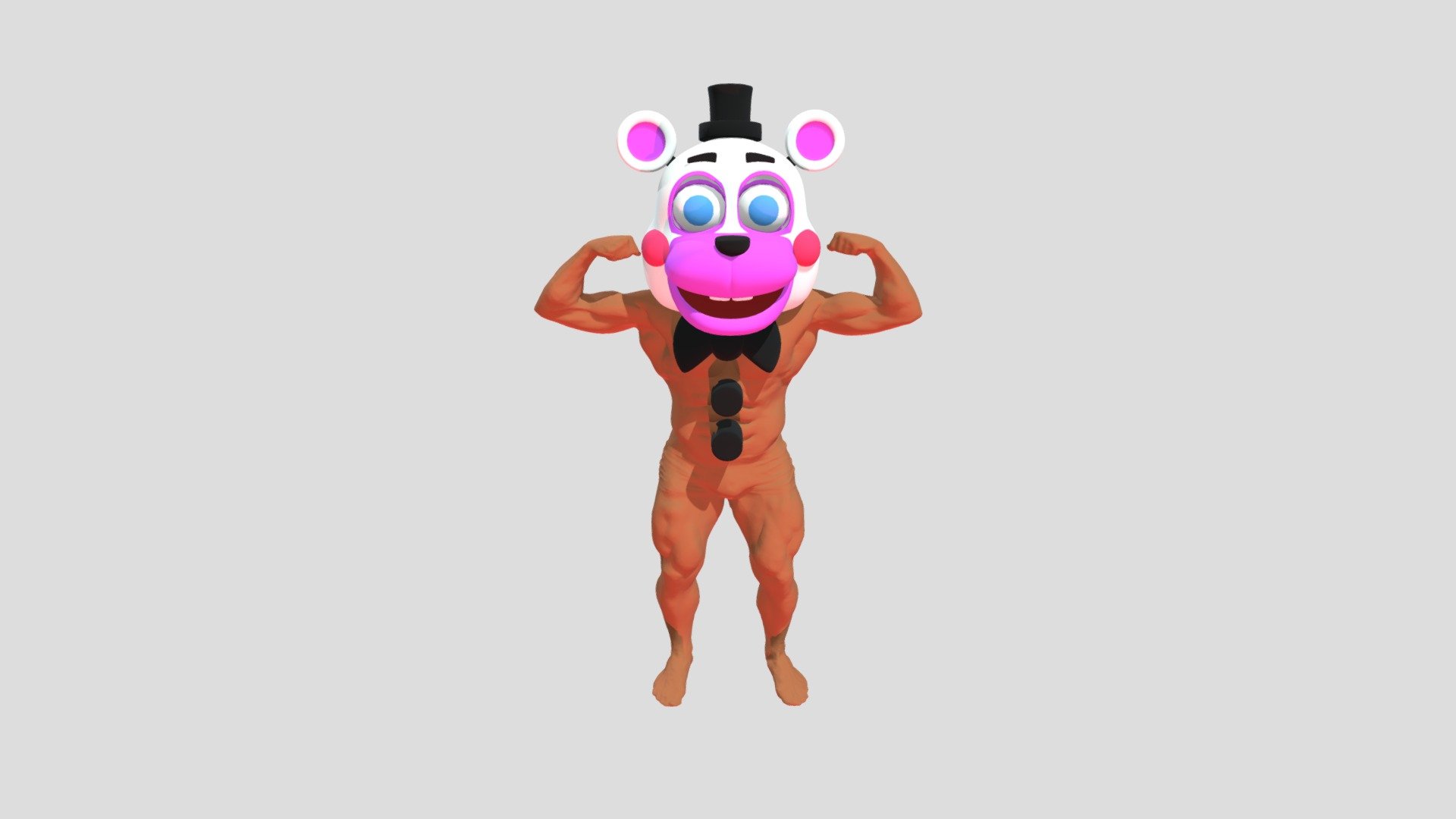 Buff Helpy - Download Free 3D model by ann55010970637 [14bca03] - Sketchfab
