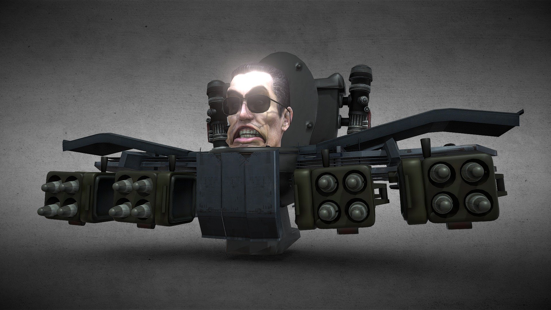 Quad-Rocketeer G-Clone - Download Free 3D model by Elite Big Speakerman ...