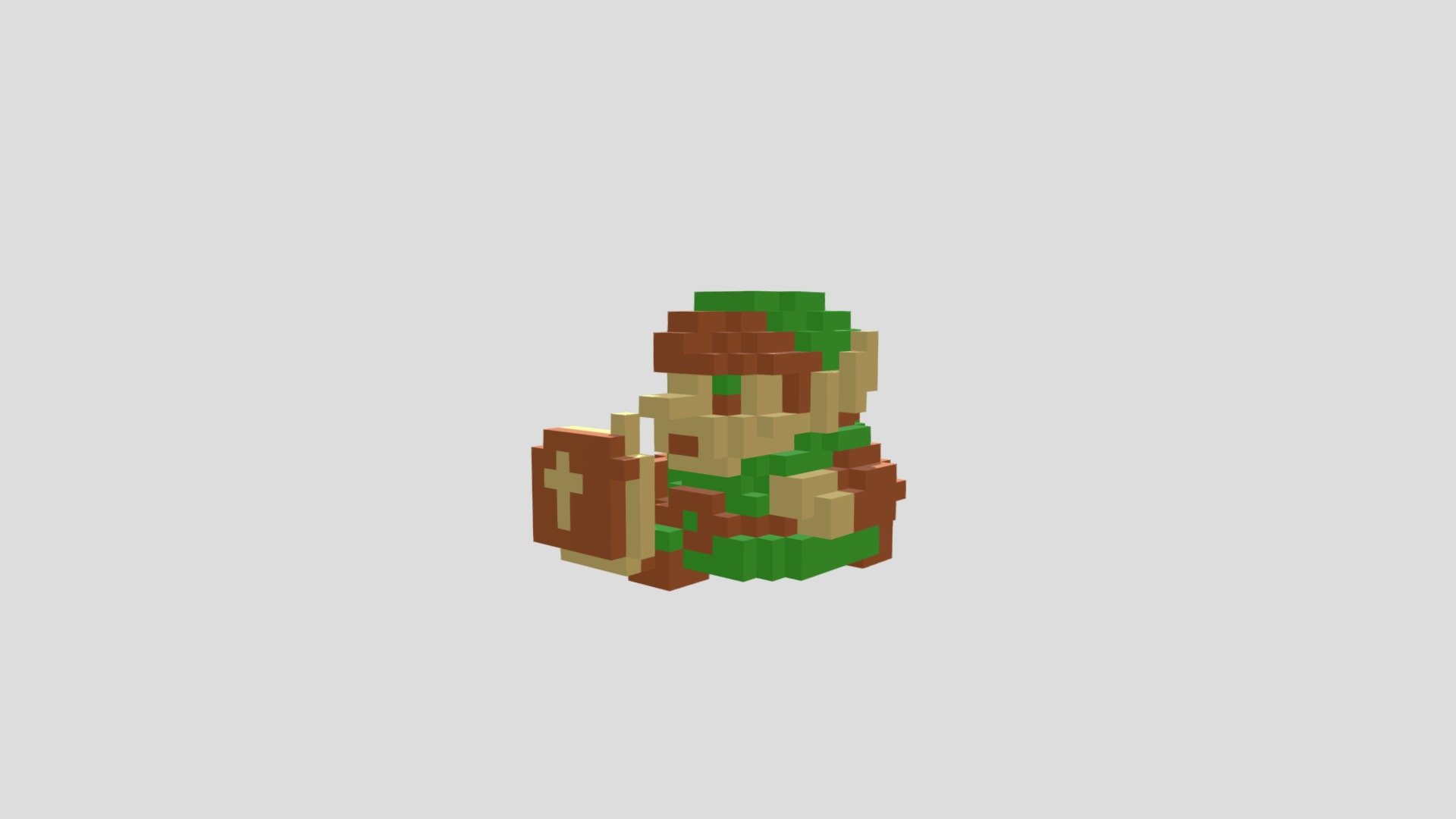 8bit link - Download Free 3D model by yorick100 [14bcebc] - Sketchfab