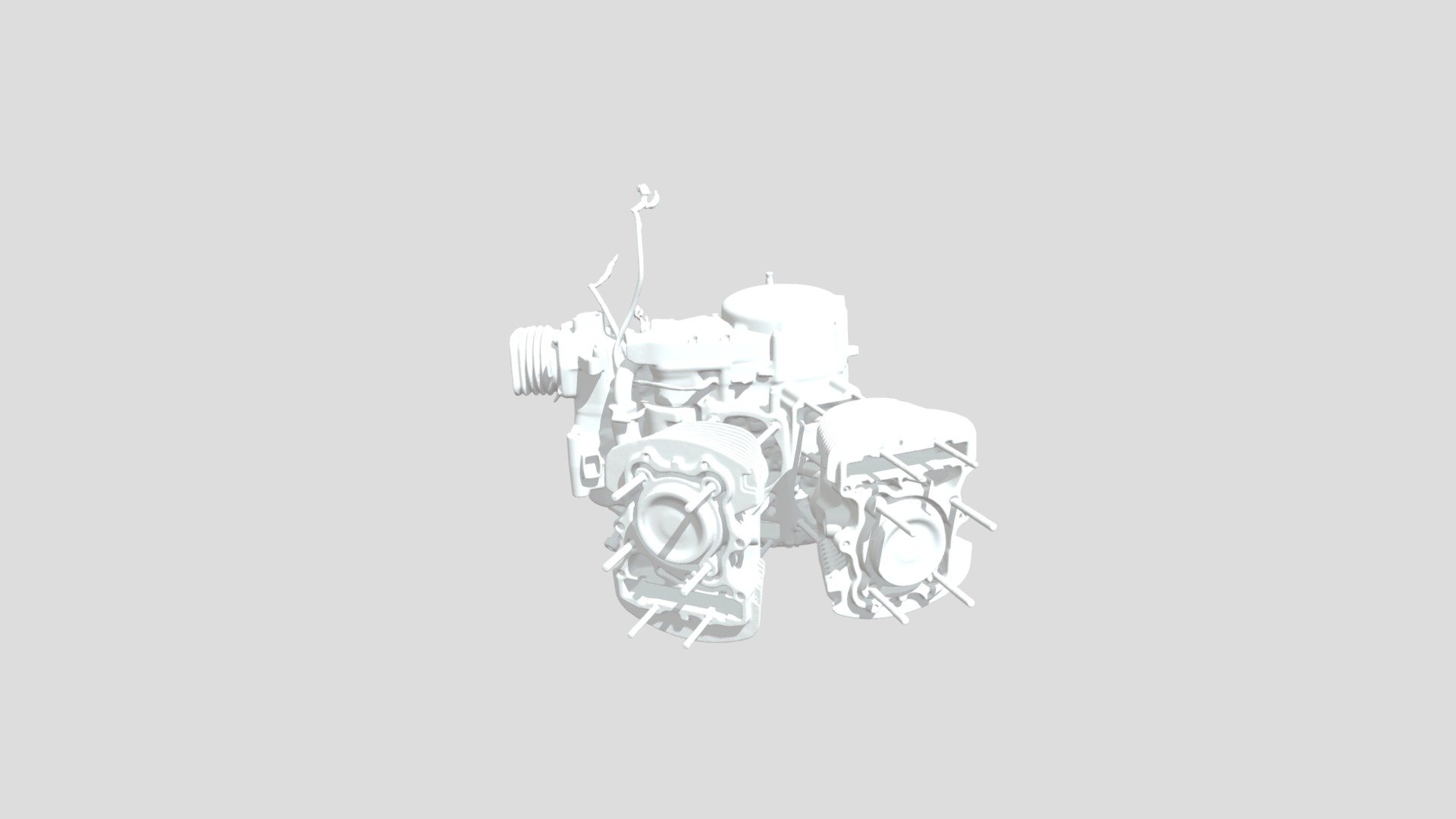 Motorcycle engine HD - 3D model by FreeDee Printing Solutions (@freedee ...