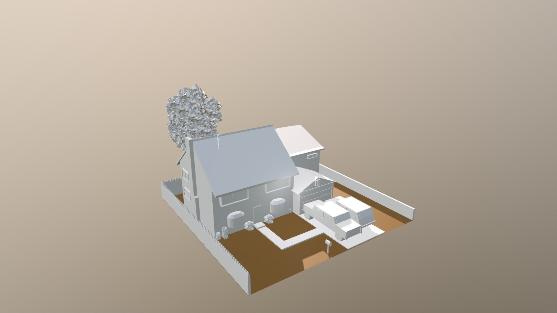 Simpsons House - 3D model by Diass [14c0d4c] - Sketchfab
