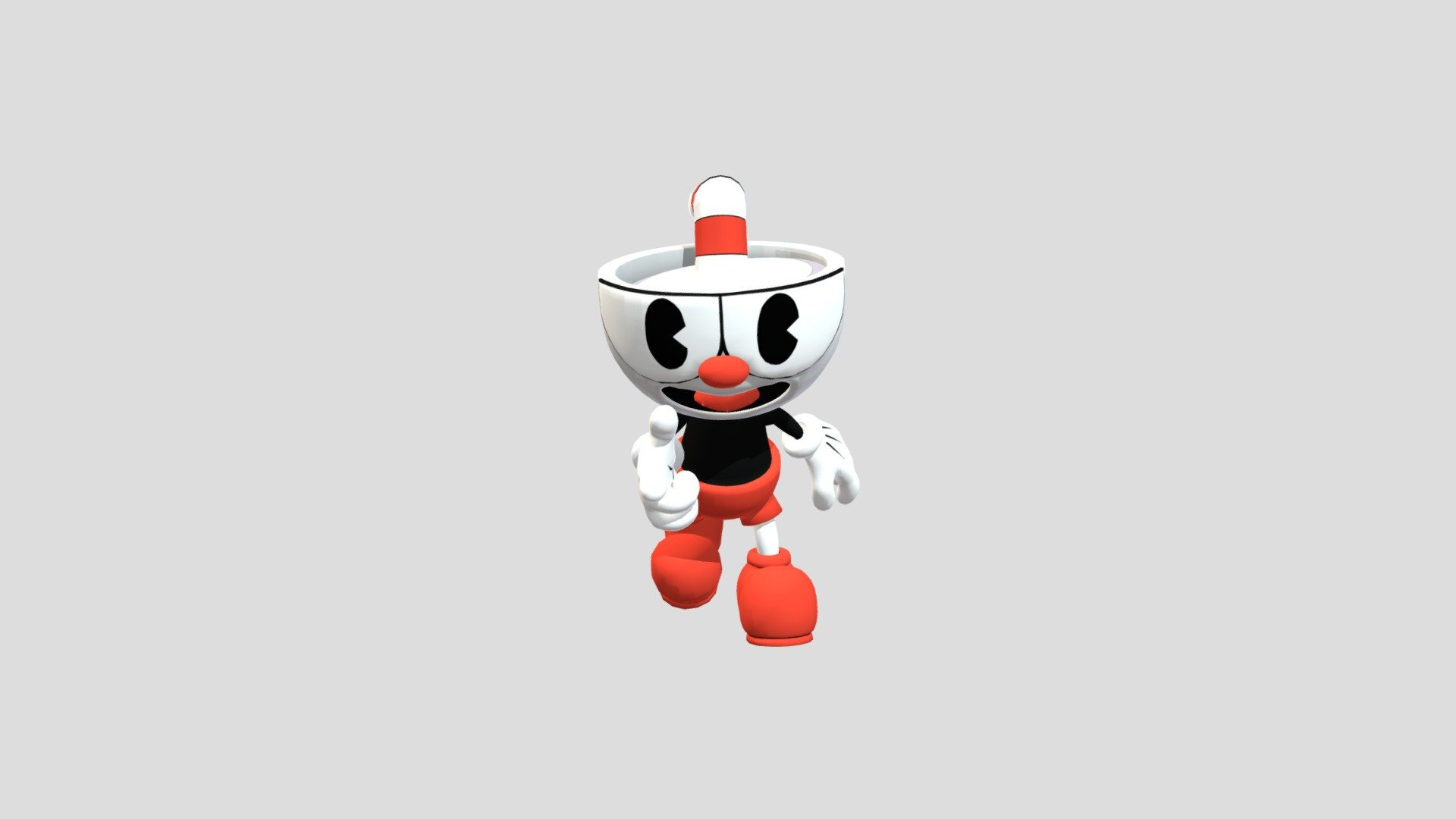 Cuphead with animation gun - Download Free 3D model by nyan cat ...