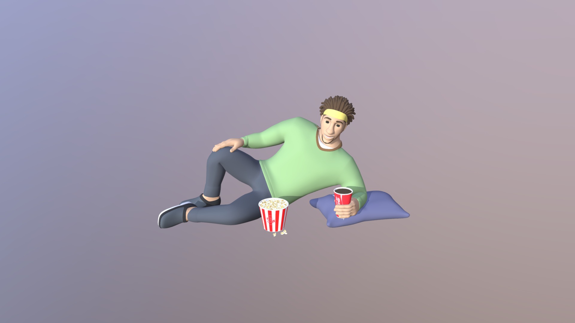 wasabi_pose - 3D model by Nagesh12 [14c265a] - Sketchfab