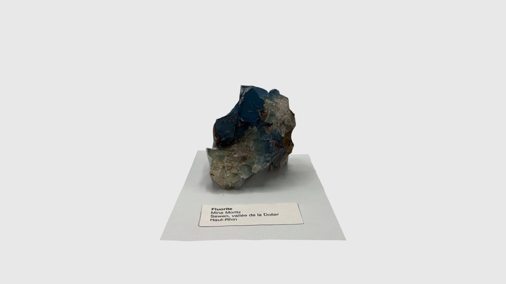 Fluorite Doller Musée minéralogie EOST - Download Free 3D model by ...