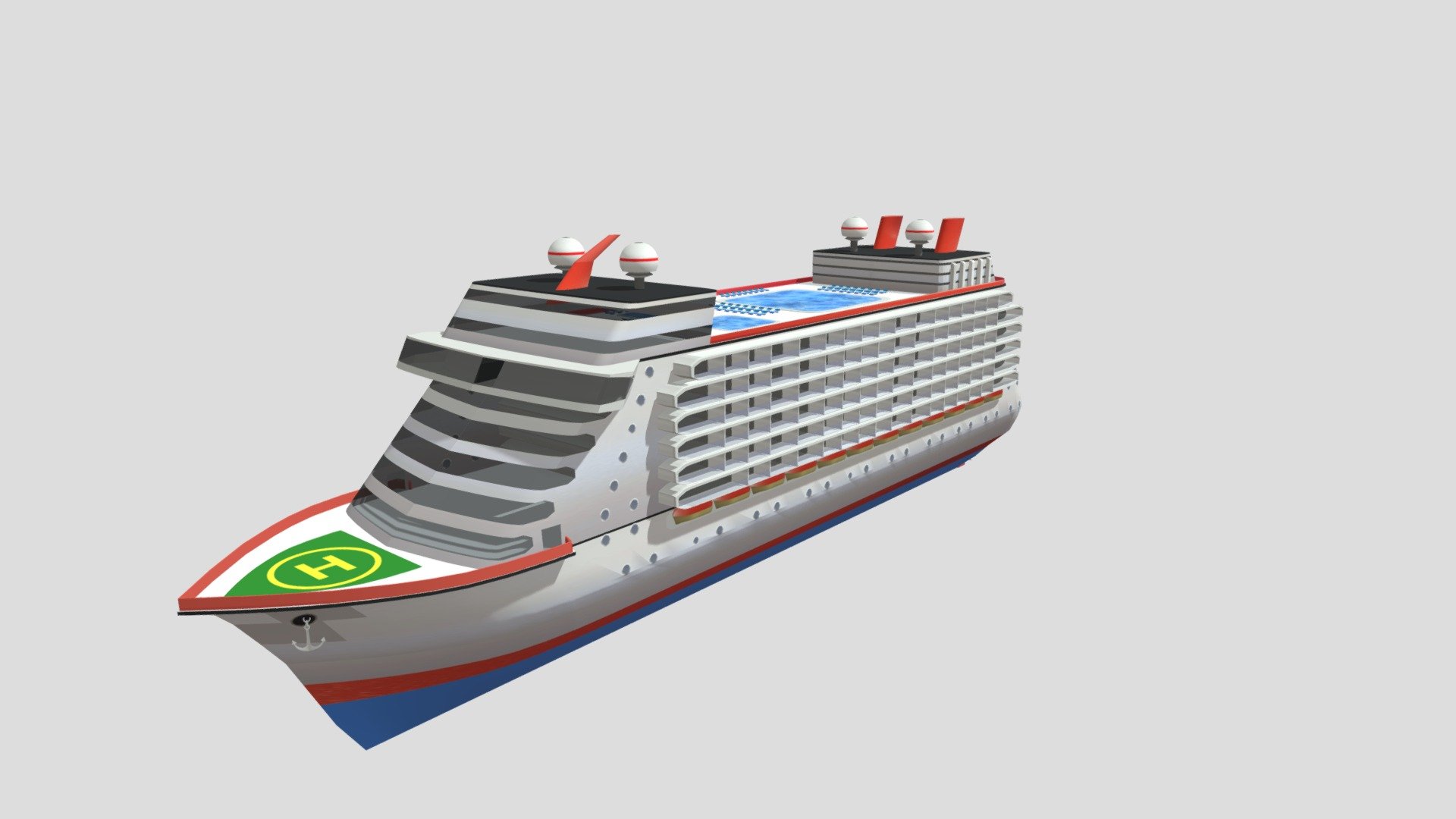 Cruise Ship 07 - Download Free 3D model by gogiart (@agt14032013 ...