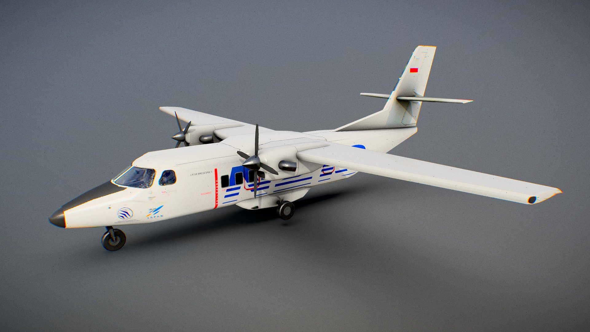 PTDI N219 Nurtanio PK-XDP - 3D model by haykal12321 [14c44e2] - Sketchfab