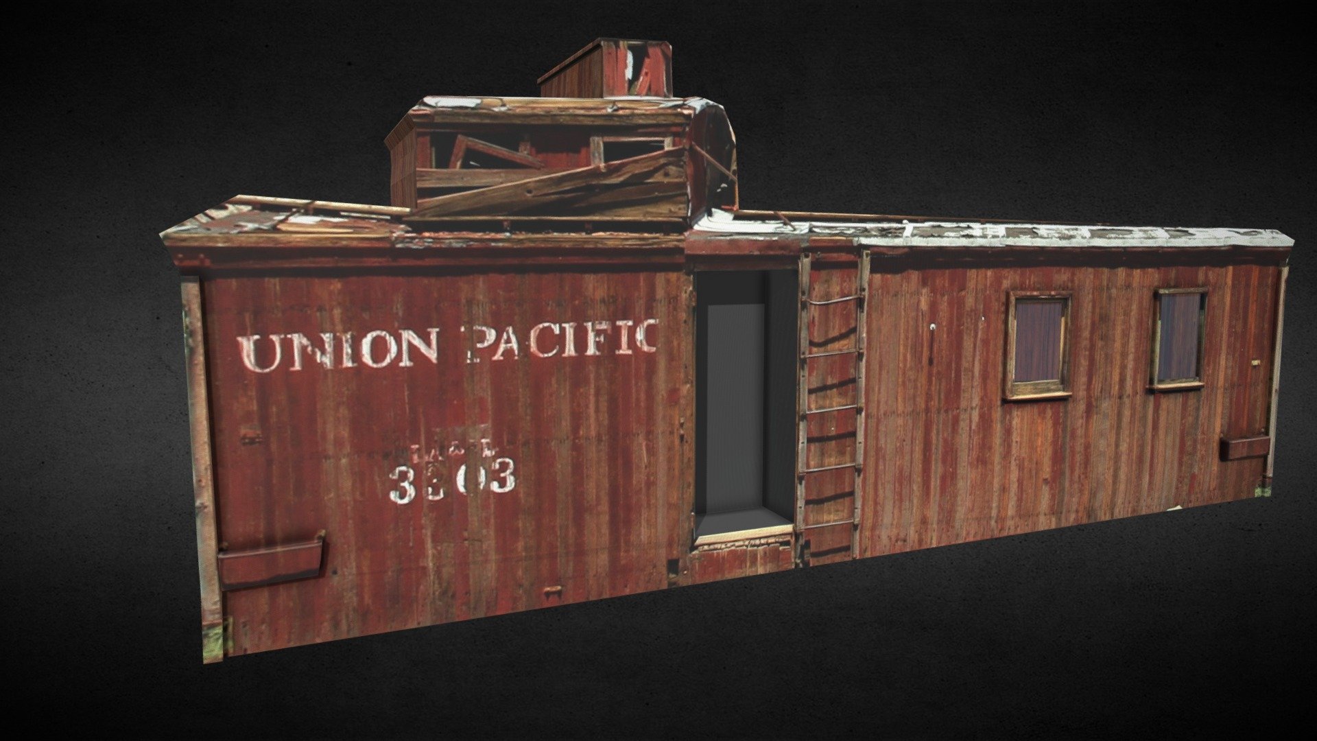 Train fantôme photorealiste - Download Free 3D model by Leilanie ...