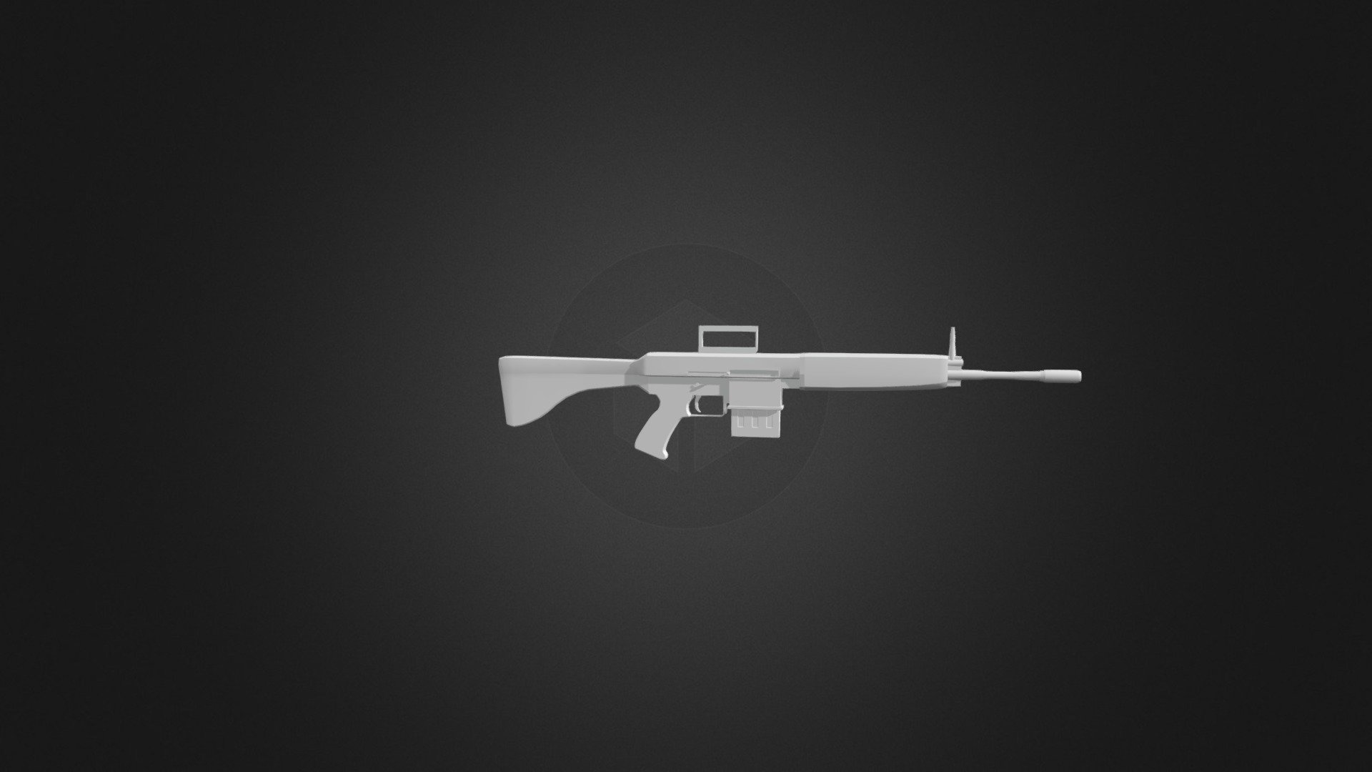Rifle - 3D model by Corbingames [14c5518] - Sketchfab
