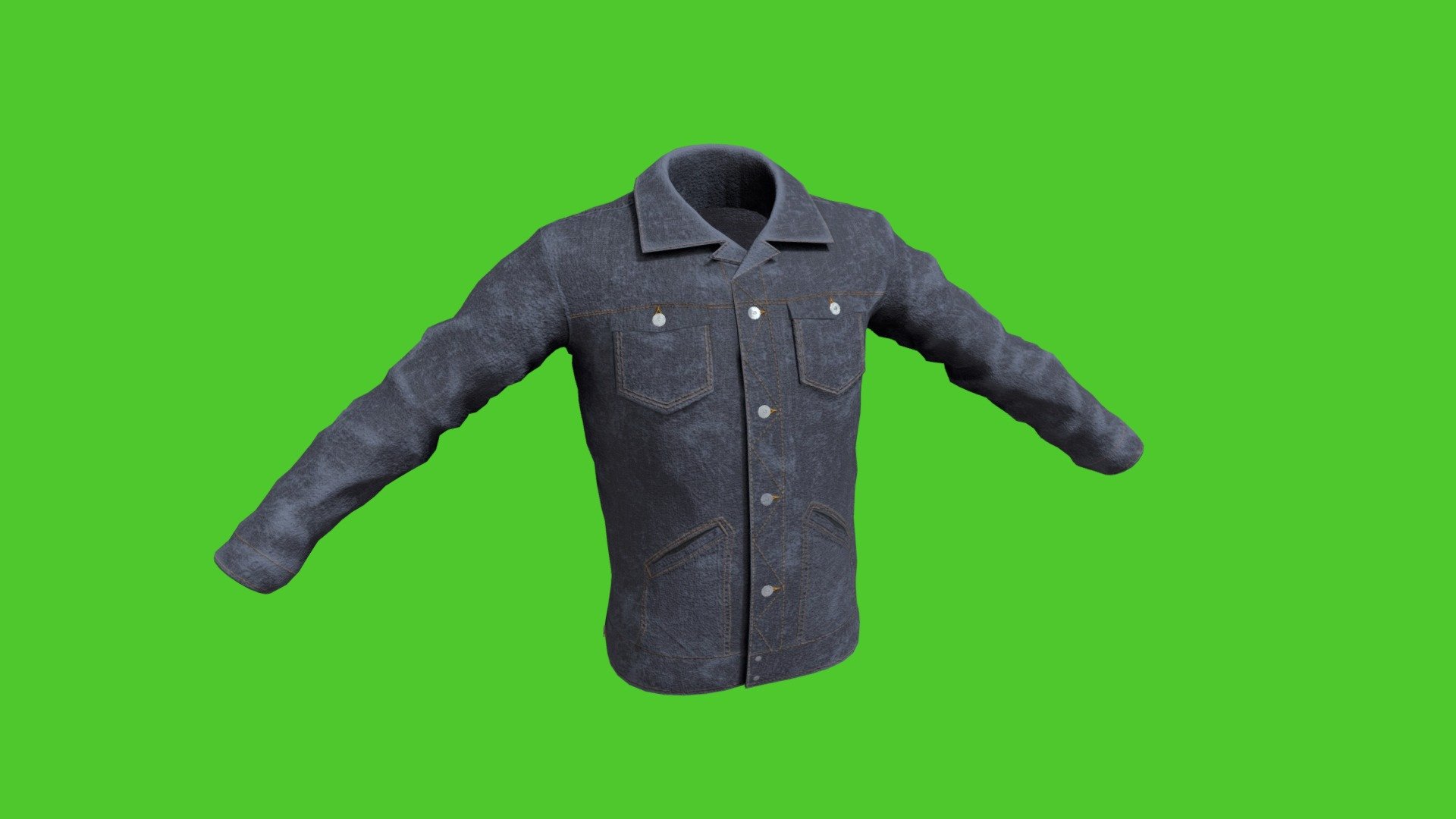 modern_denim_jacket - Download Free 3D model by ap-school [14c6536 ...