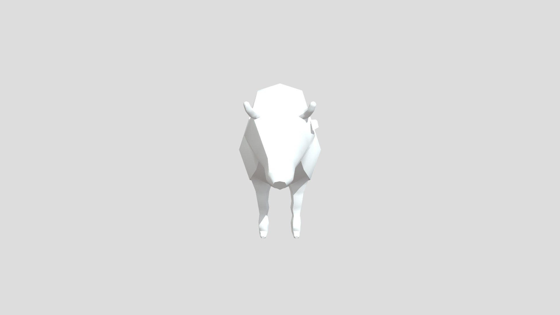 Low Poly Cow - Download Free 3D model by jordatronn [14c737e] - Sketchfab