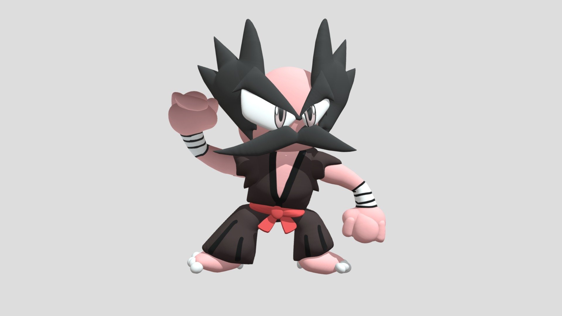 Hitmonhachi (Pokken Tournament 2) - Download Free 3D model by fahad ...