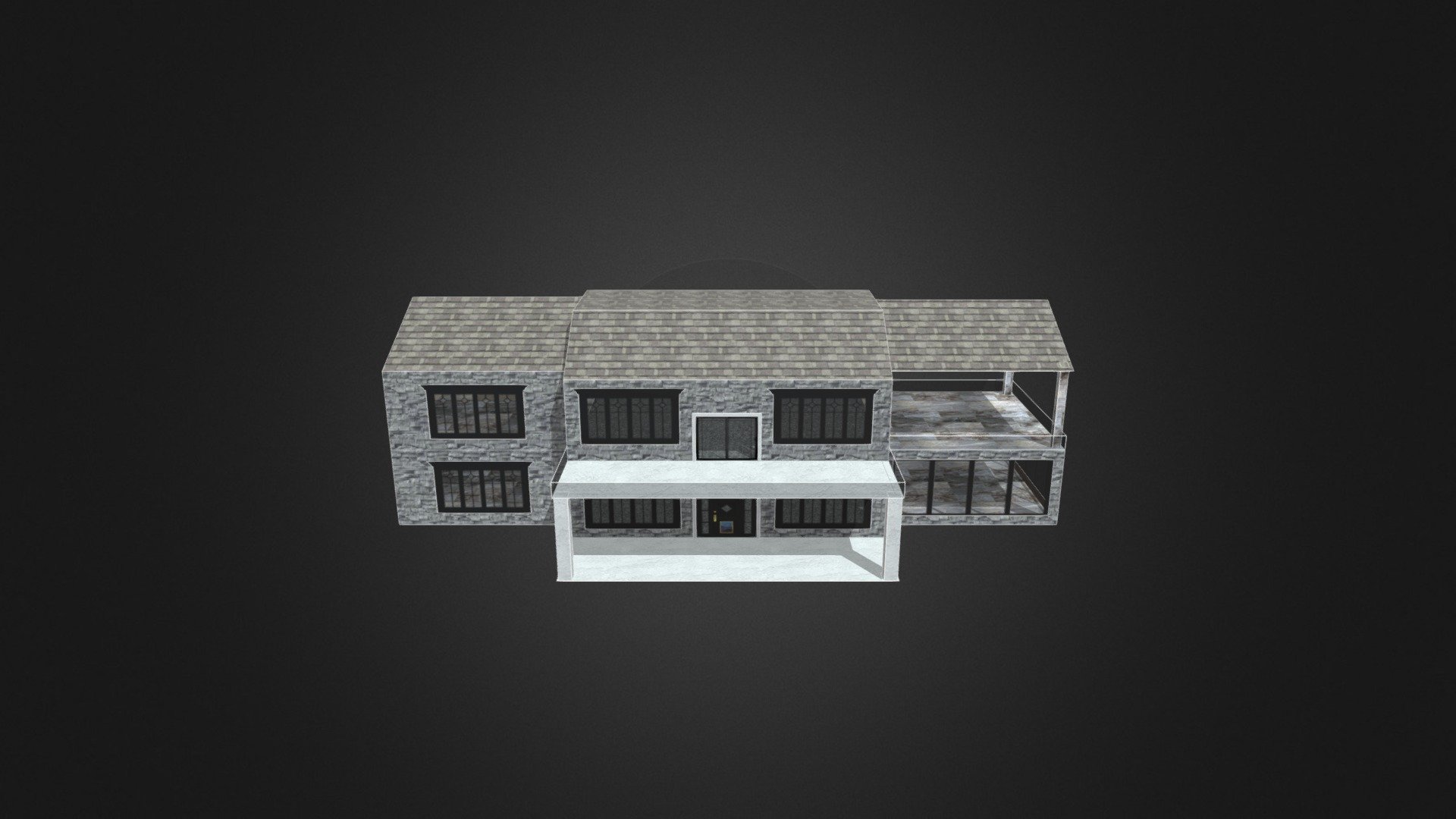 Modern 2 story - Download Free 3D model by shirlanne [14c8b39] - Sketchfab