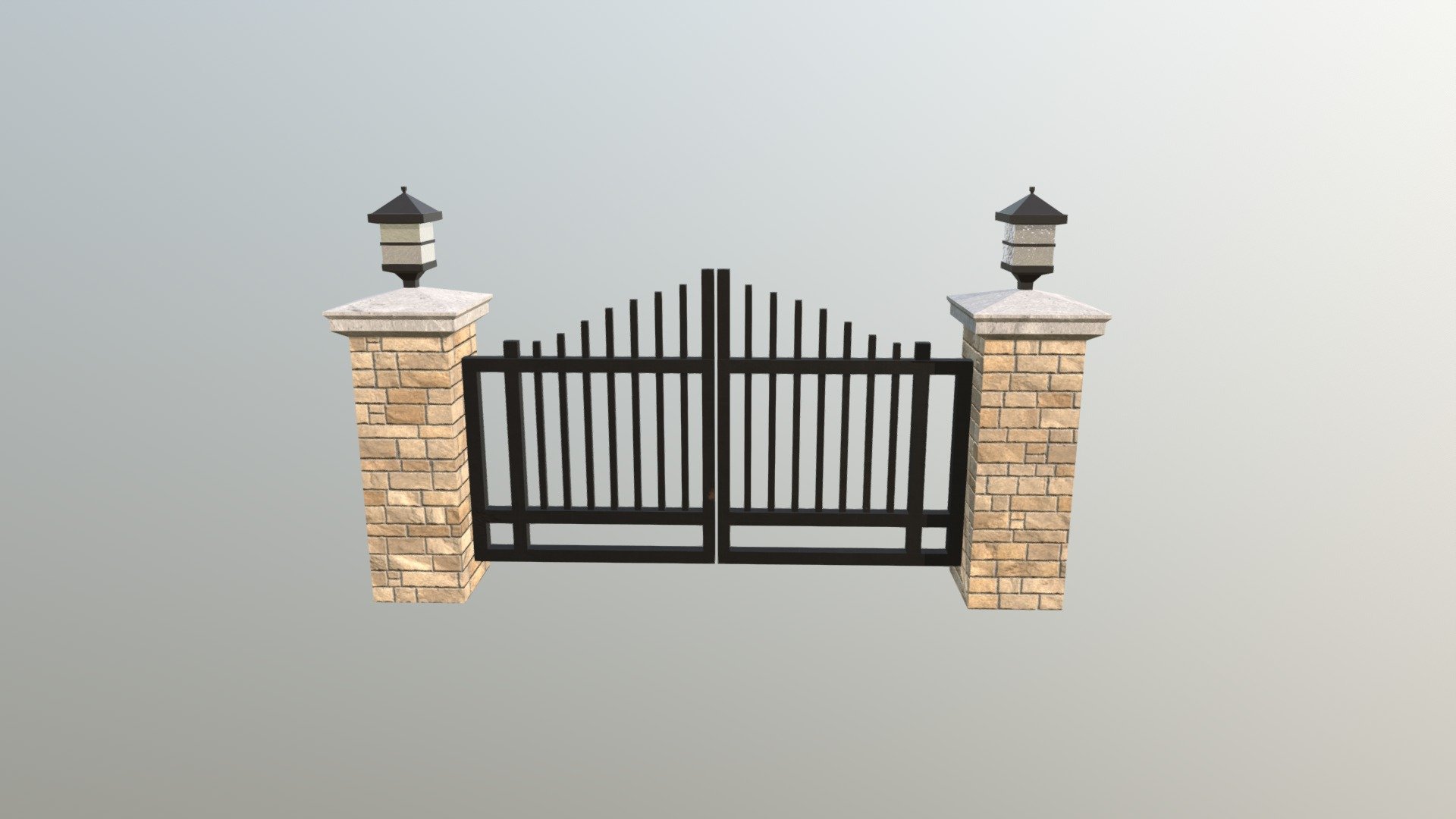 Gate - 3D model by Hayley Hand (@MelloMallow) [14c8f11] - Sketchfab