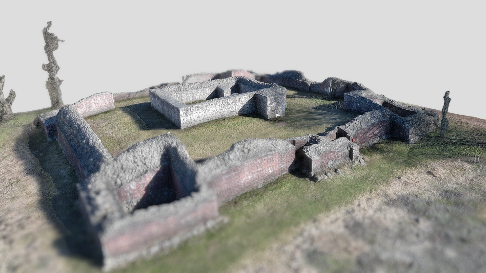 Gurre Castle Ruin - Gurre Slotsruin - Download Free 3D model by Troels ...