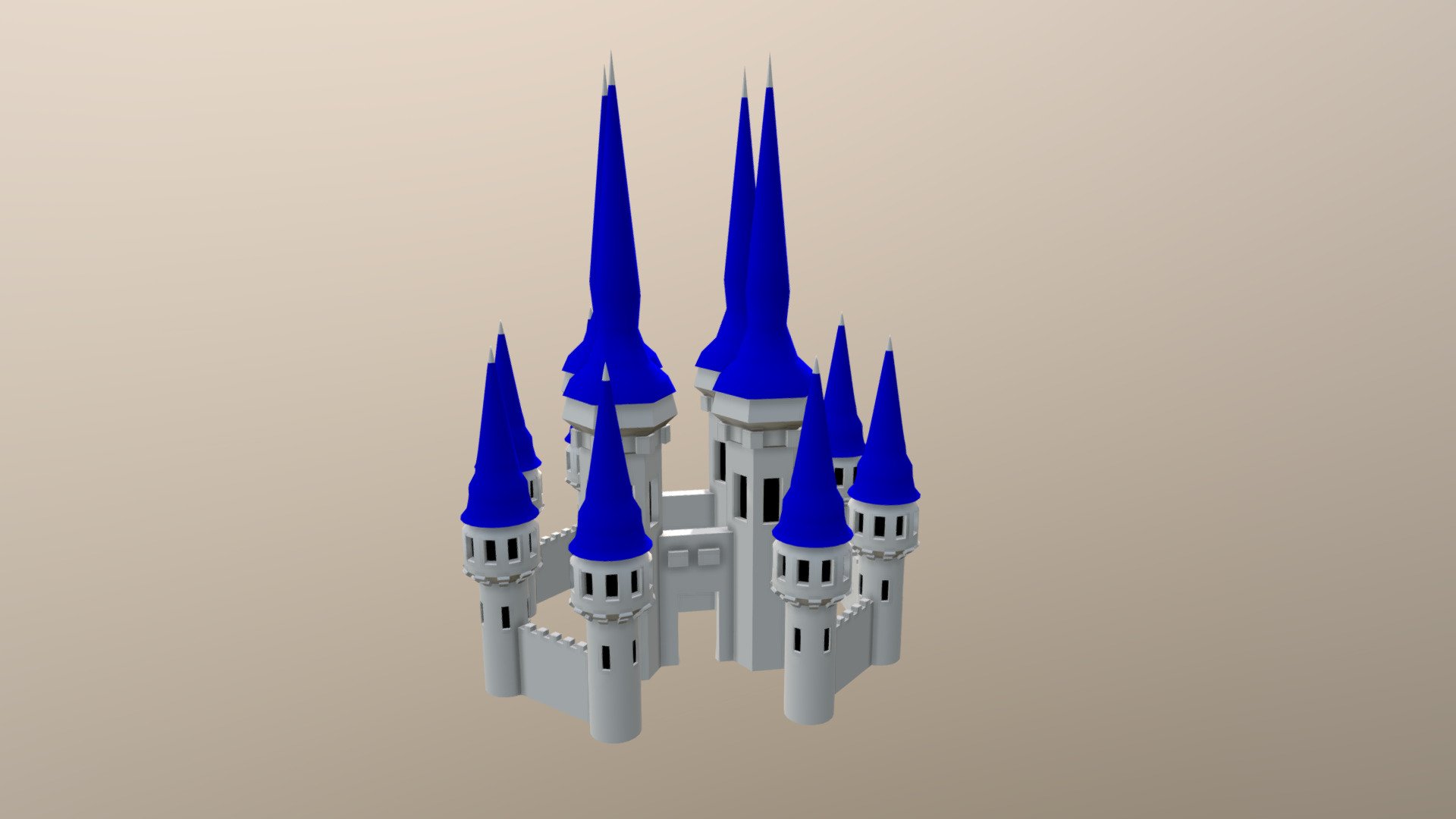 Castle - 3D model by jdachenh [14cc9b4] - Sketchfab