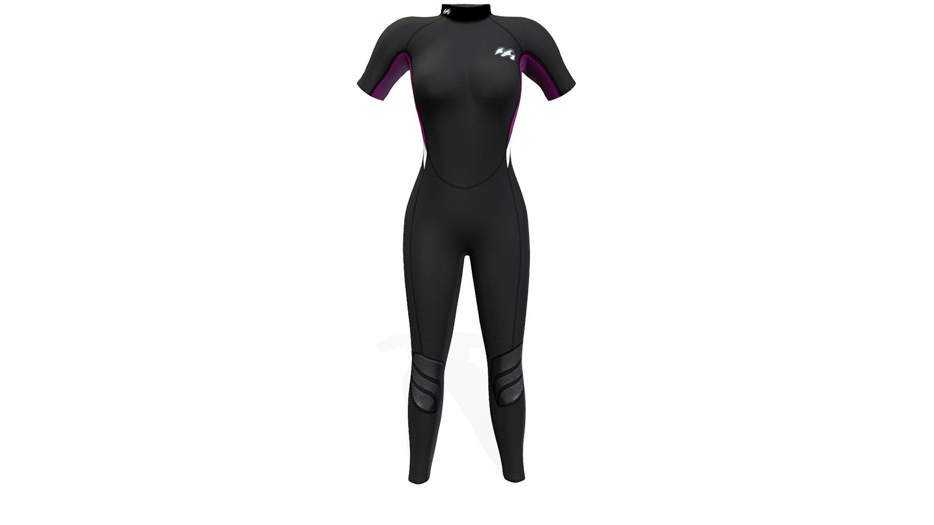 Female Short Sleeves Wetsuit - Buy Royalty Free 3D model by 3dia ...