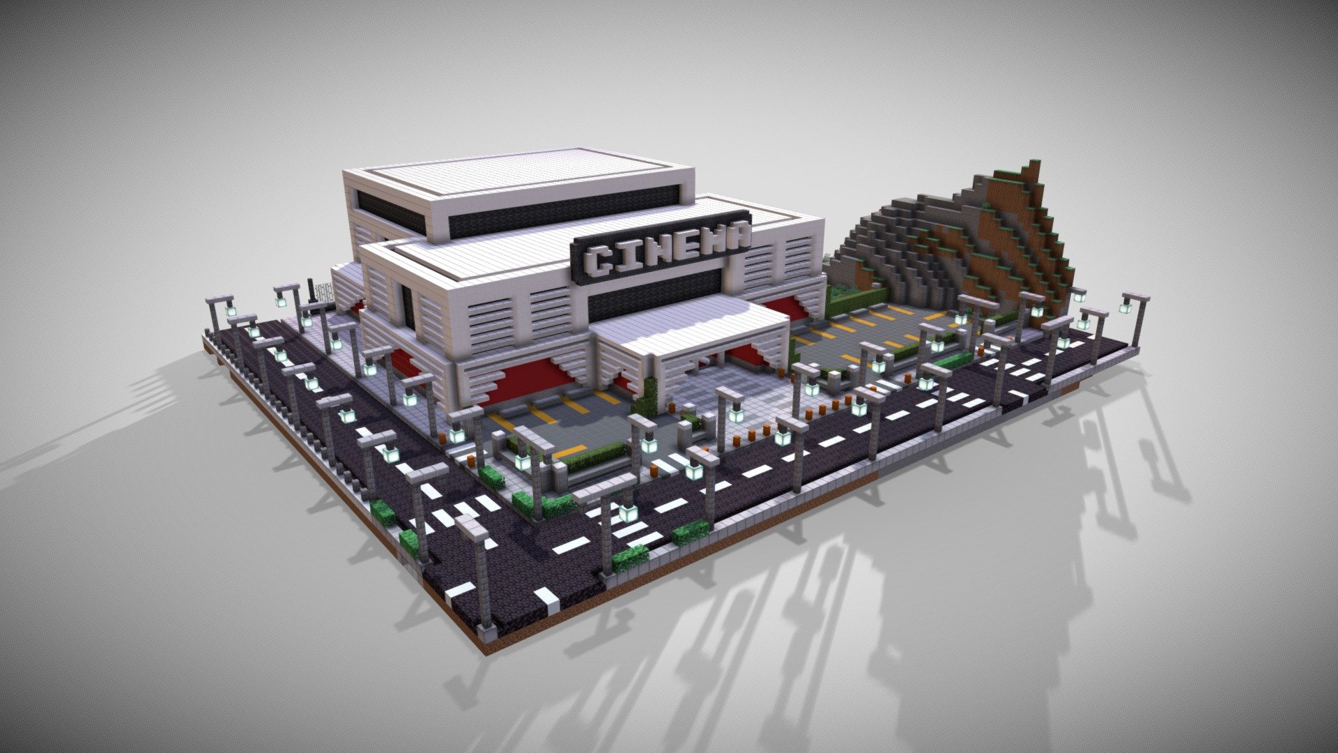 Cinema - Minecraft Build - 3D model by ChrisPy Biker (@chrispybiker ...