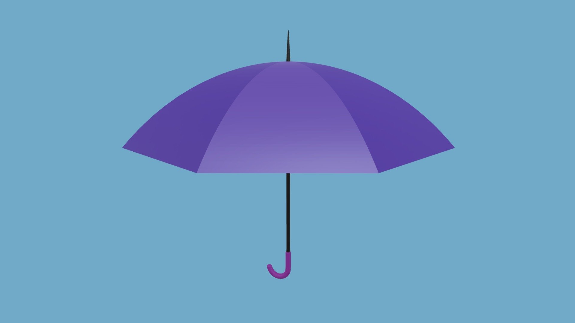 Purple Umbrella - 3D model by Maggatron (@MaggaModels) [14d00d8 ...