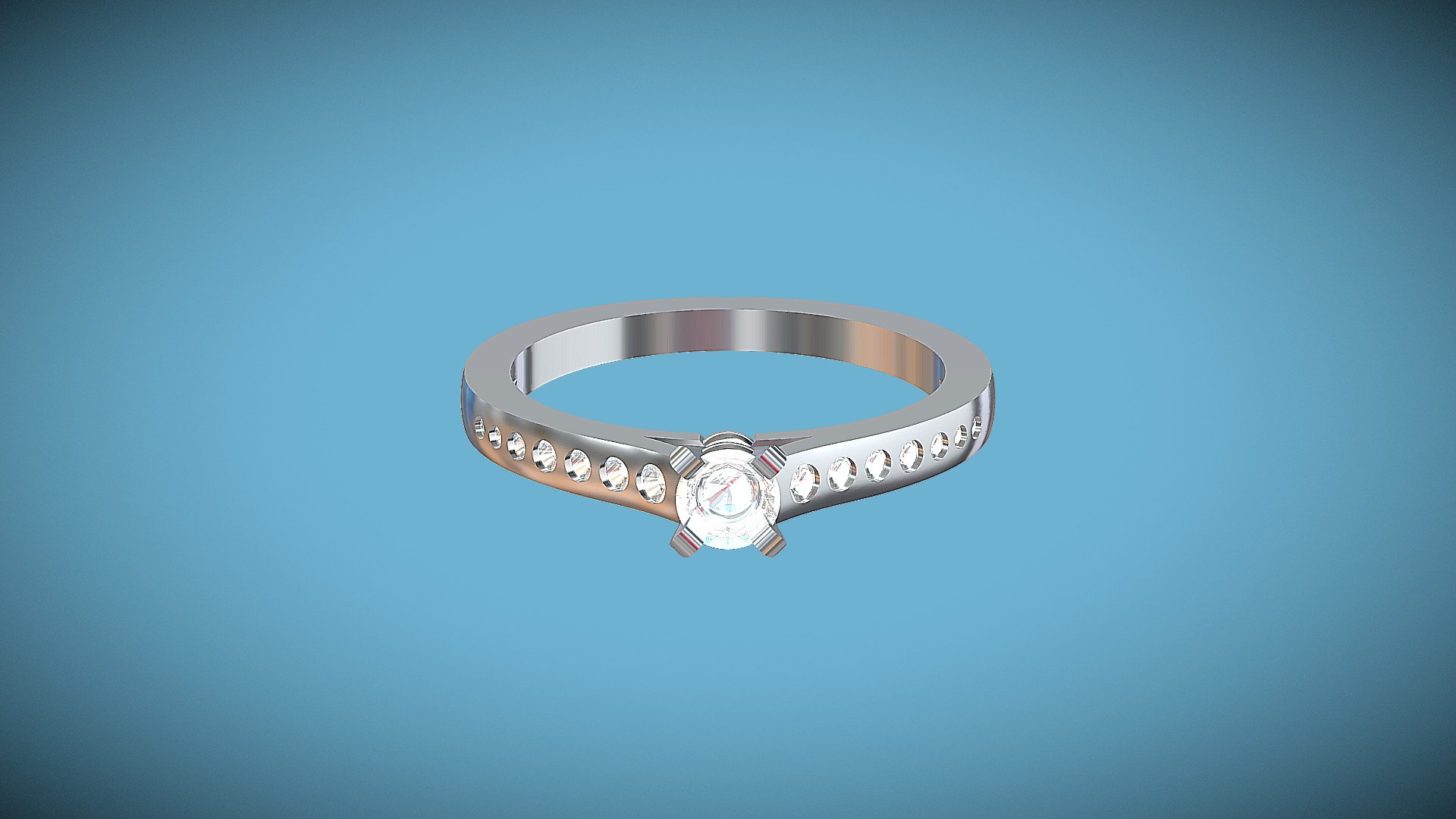 Solitaire -QUA - 3D model by prototypage (@wegelin) [14d1734] - Sketchfab