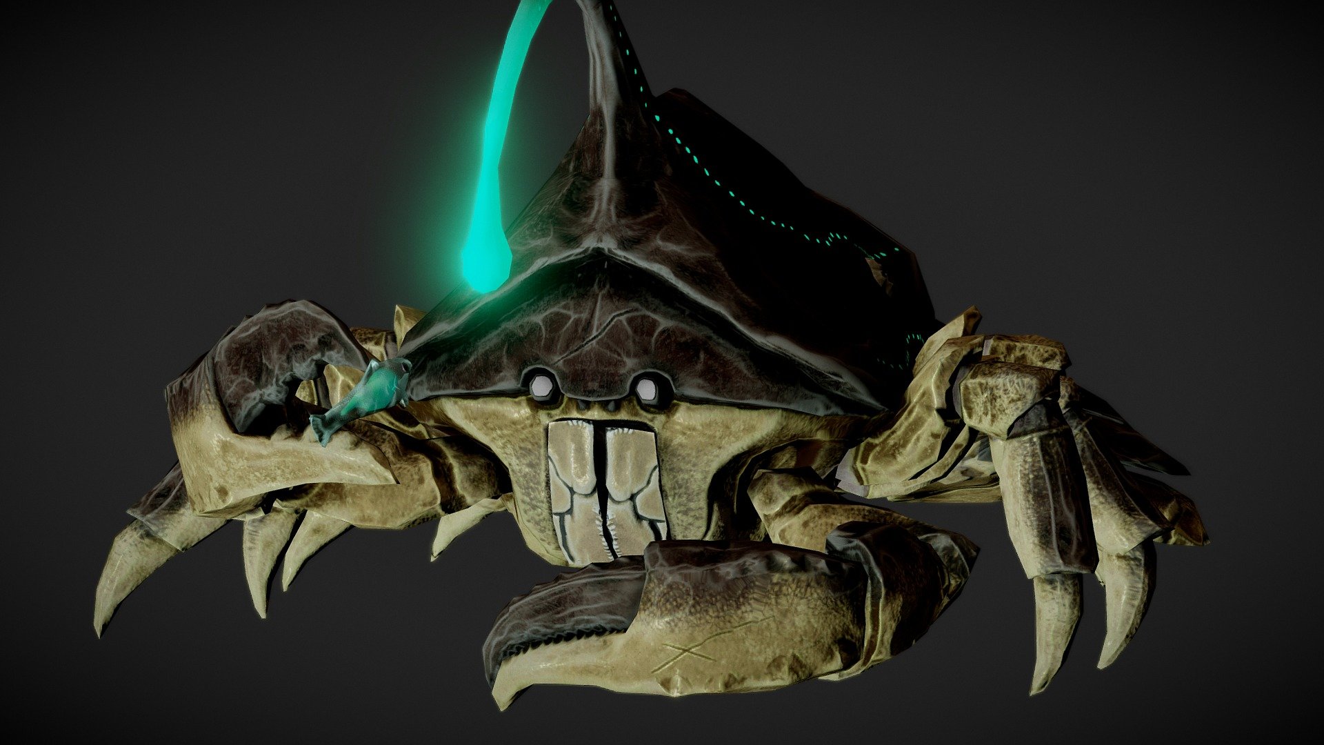Anglercrab (highpoly) - 3D model by Gnarrf [14d1be6] - Sketchfab