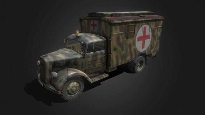 Opel-blitz 3D models - Sketchfab