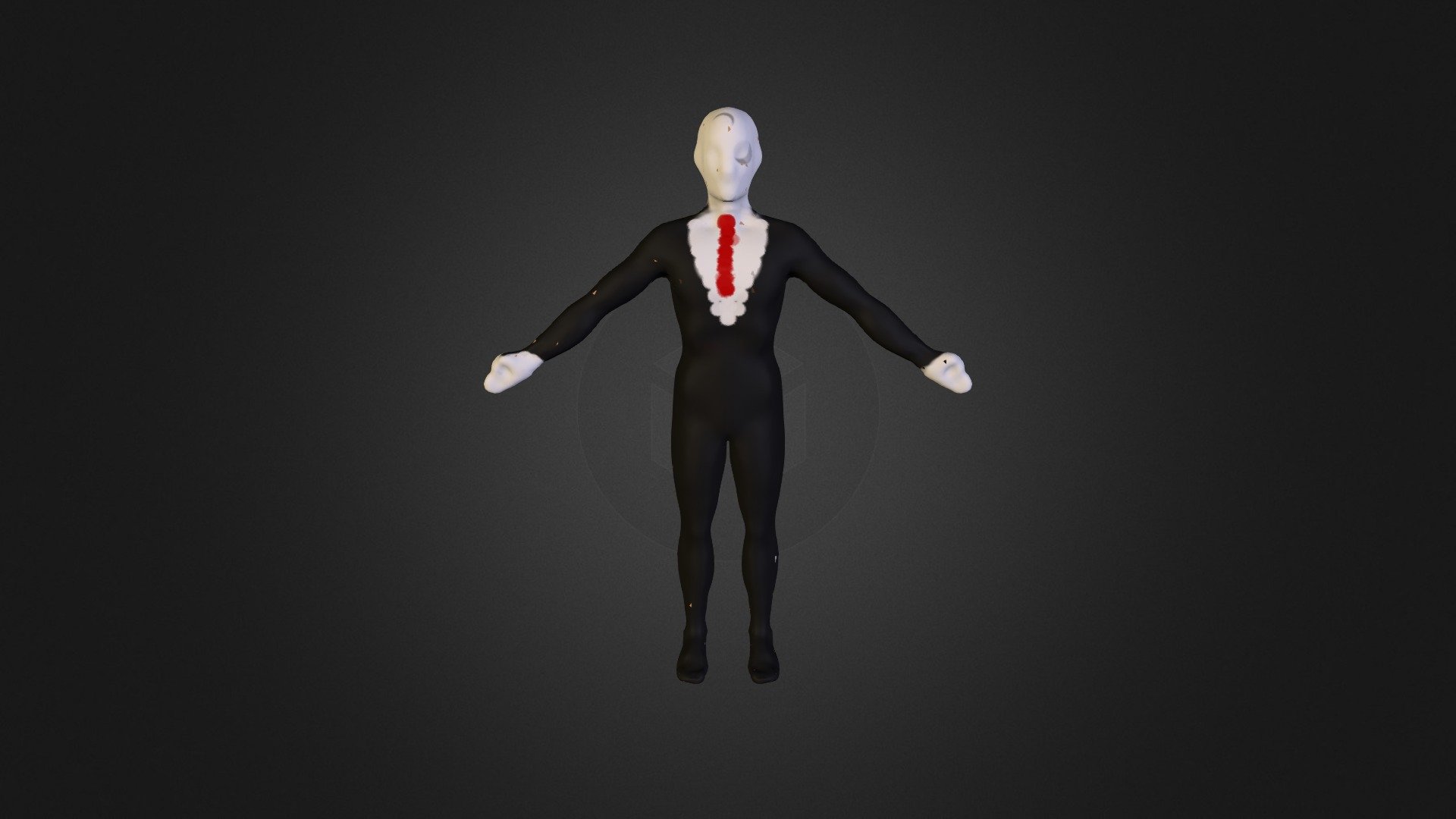 Slender Man - 3D model by leopoly [14d34f2] - Sketchfab