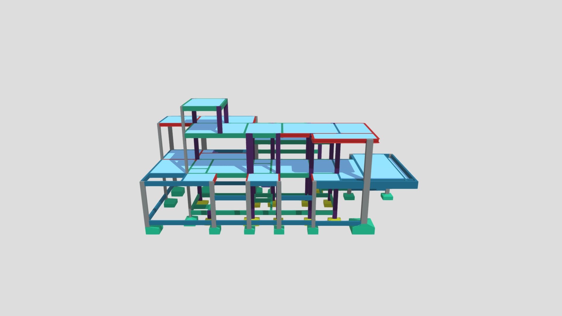 MODELO 3D ESTRUTURAL - 3D model by jonycley10 [14d47bd] - Sketchfab