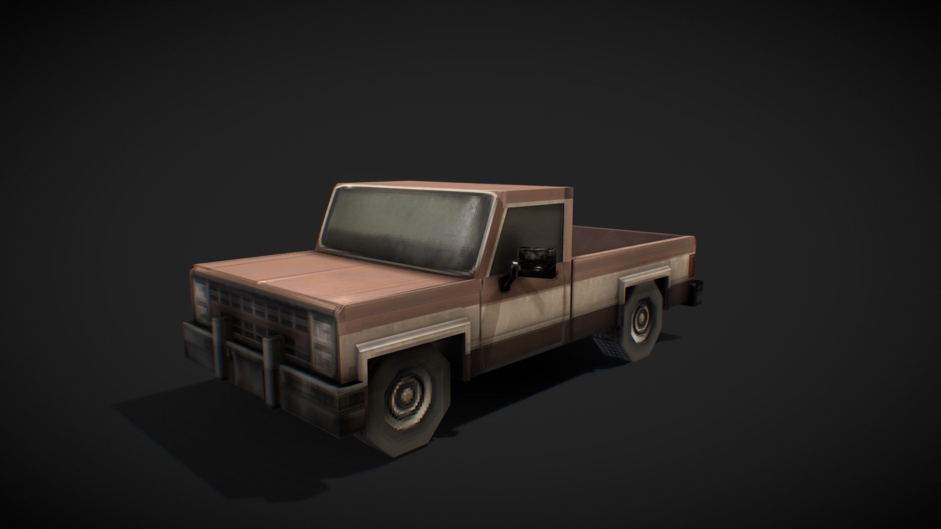Low-poly truck (For Minecraft) - 3D model by QuartekStudio [14d4c8c ...