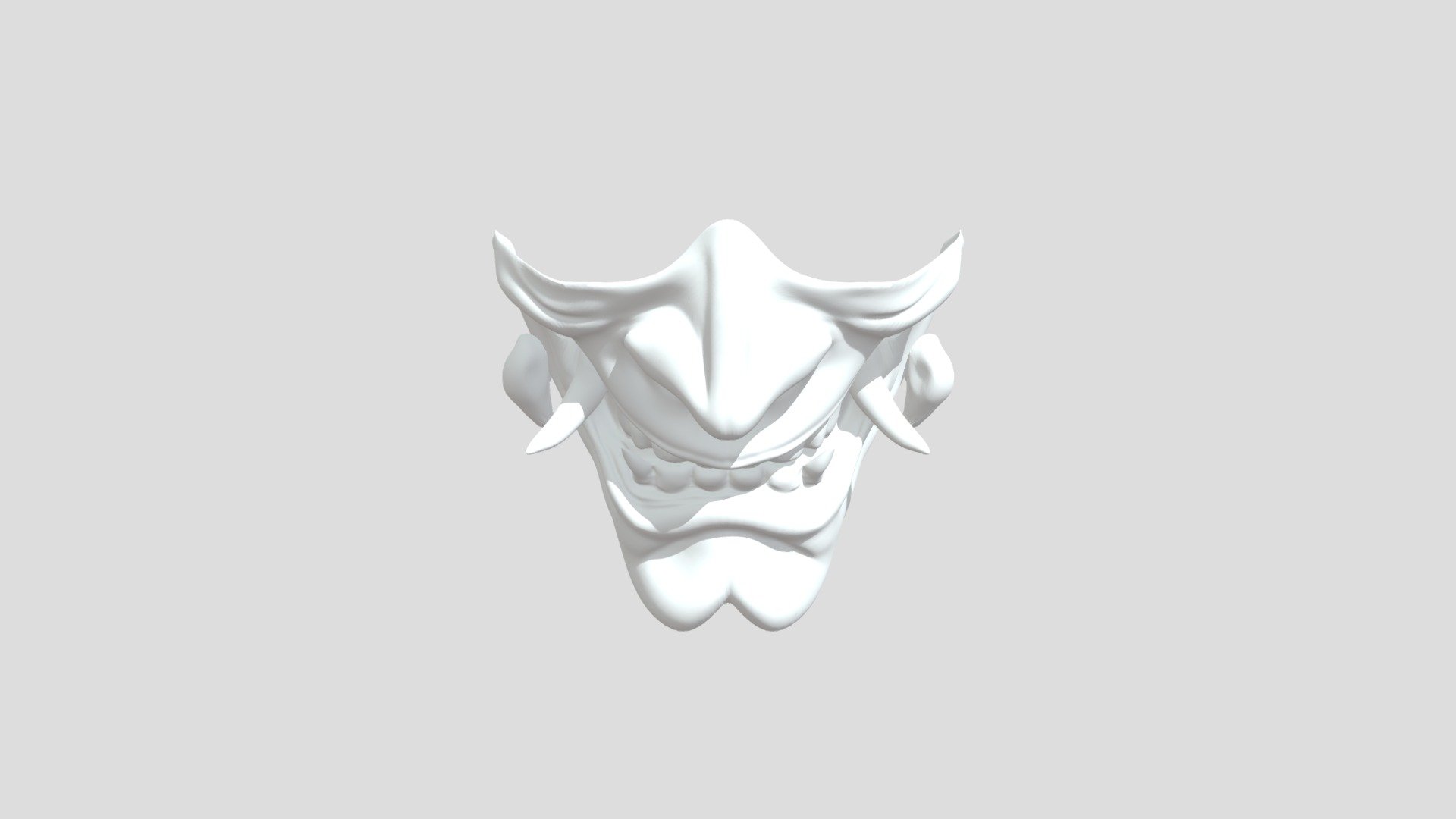 ONİ MASK - 3D model by theluxfer [14d5205] - Sketchfab