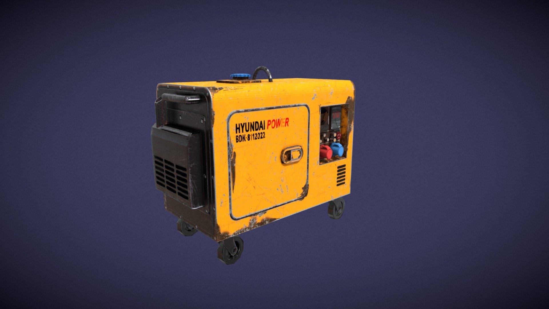 Diesel Generator - 3D model by KarenDB [14d7576] - Sketchfab