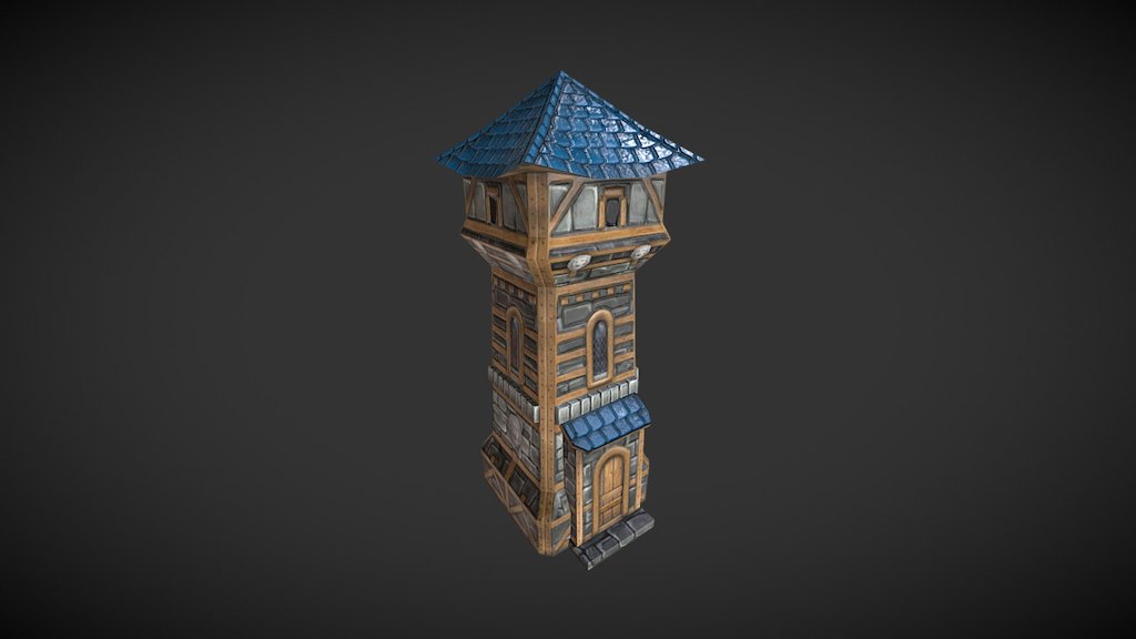 RTS Fantasy Buildings - Human Tower - Buy Royalty Free 3D model by ...
