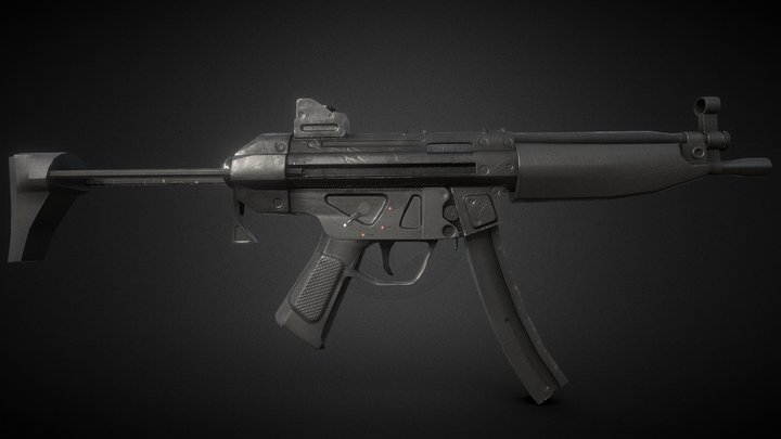 Submachinegun 3D models - Sketchfab