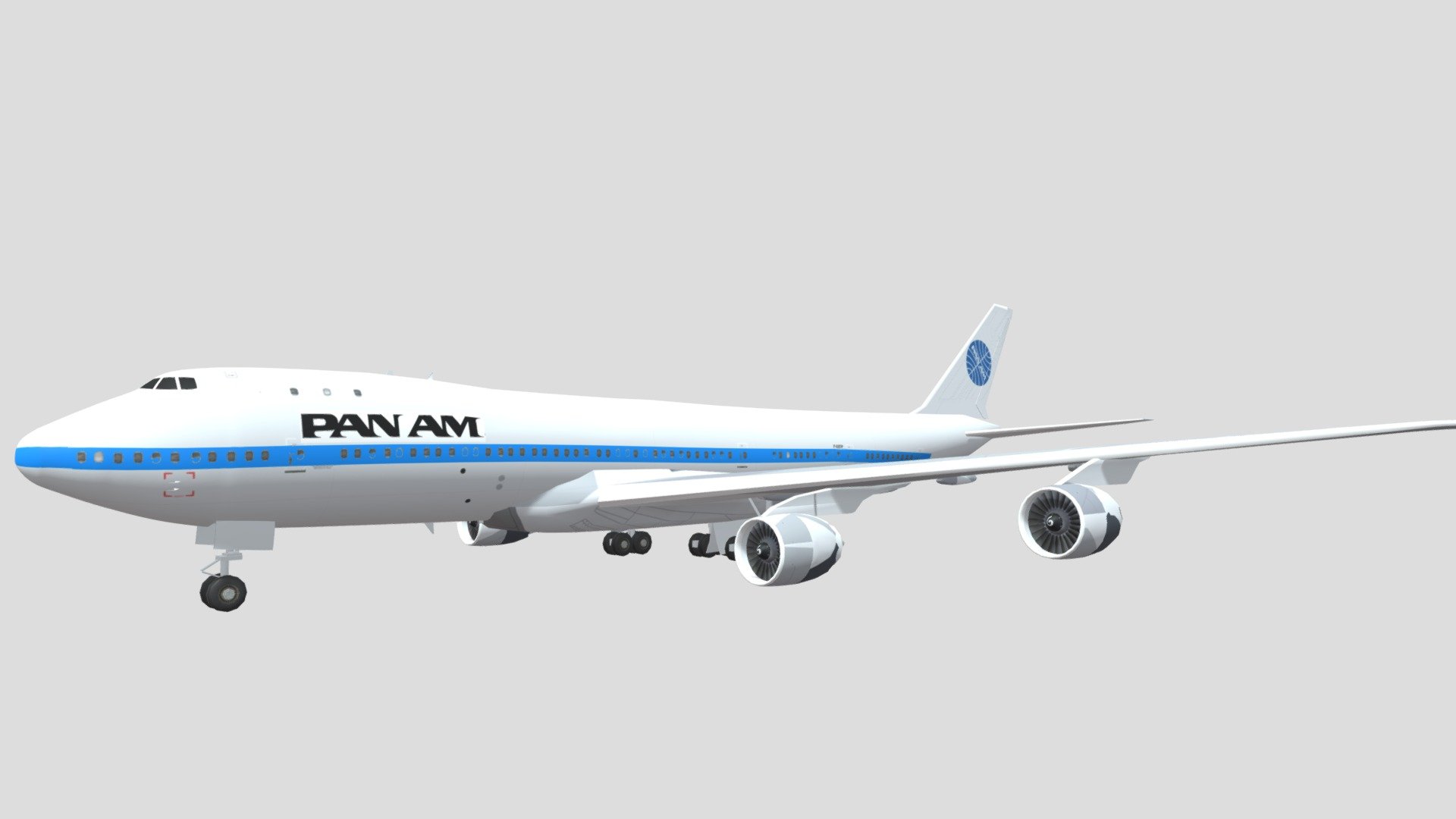 Pan Am 747-100 - Download Free 3D model by zairiq-123 [14d94a6] - Sketchfab