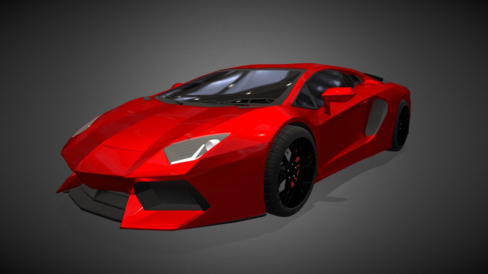 Lamborghini Aventador - 3D model by Kerden97 [14d97de] - Sketchfab