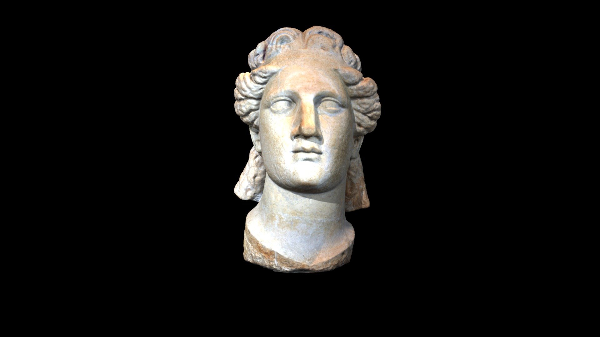 Head of a colossal male god - photogrammetry - 3D model by Grant Cox ...