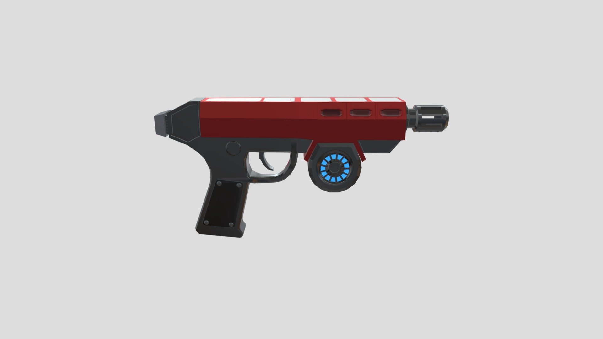 Low Poly Blaster - 3D model by Kullen Steger (@Dead2Value) [14dbc3e ...