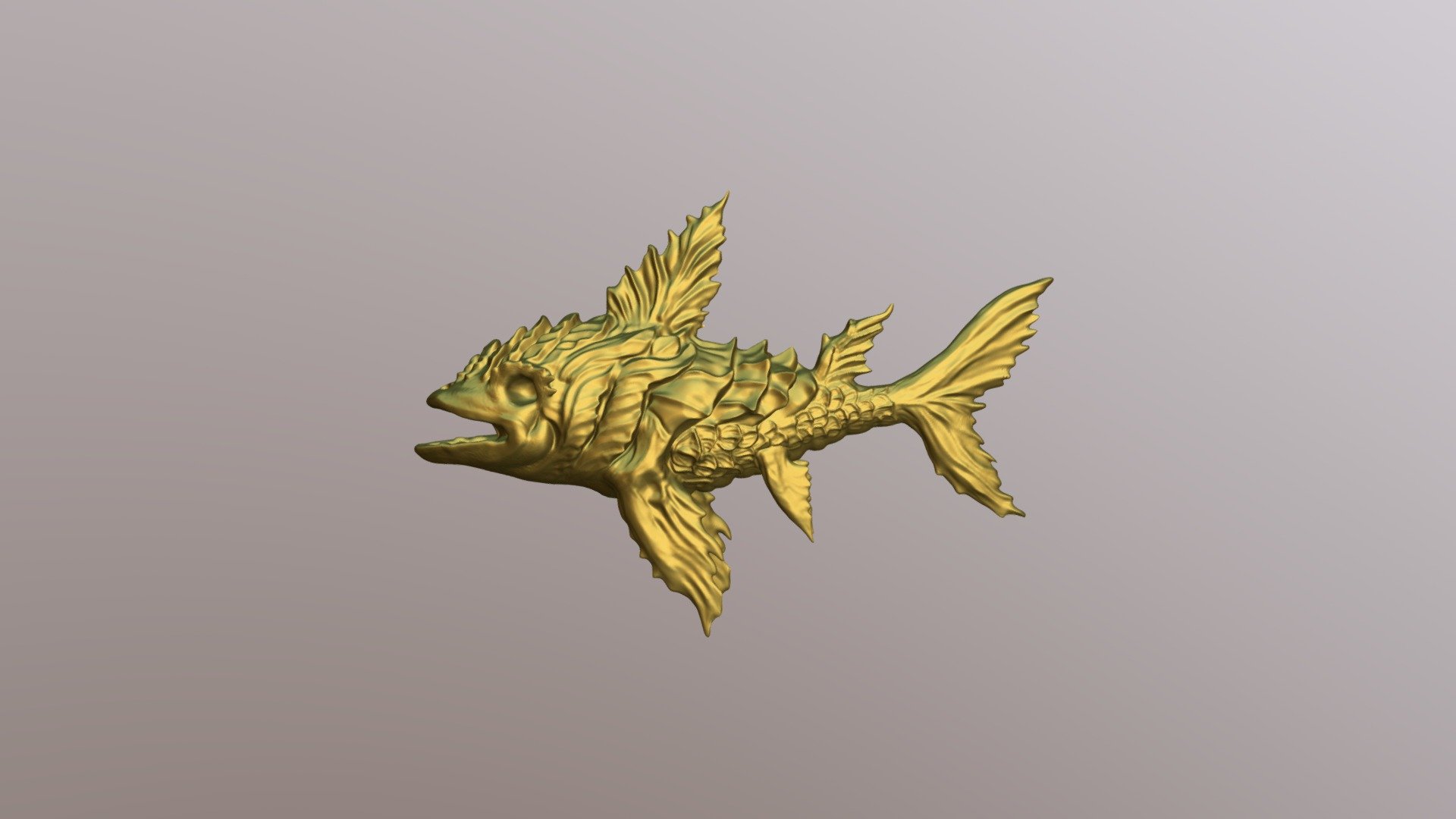 Tiger Fish - 3D model by hoangthanthien79 [14dbe3f] - Sketchfab